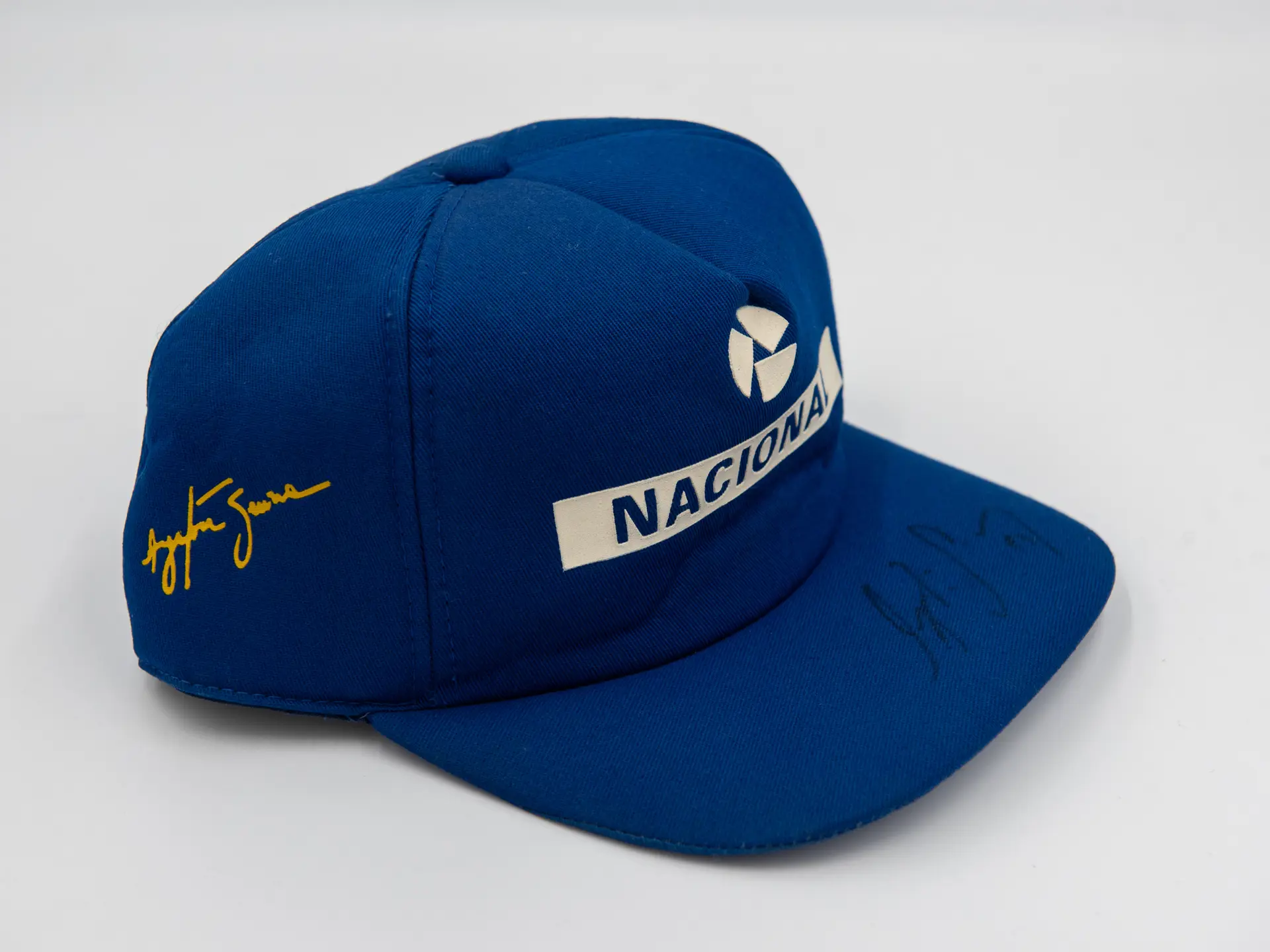 1993 Ayrton Senna Nacional Formula 1 Cap | Full Throttle – The ...