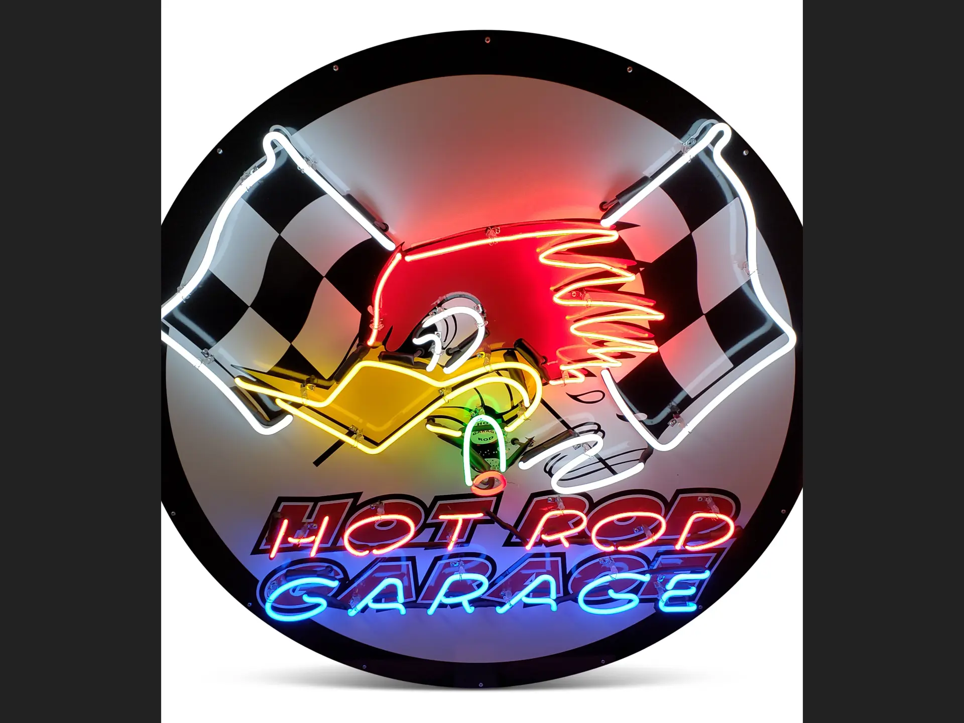 Hot Rod Garage Custom-Made Neon Tin Sign | Driving into Summer | RM ...