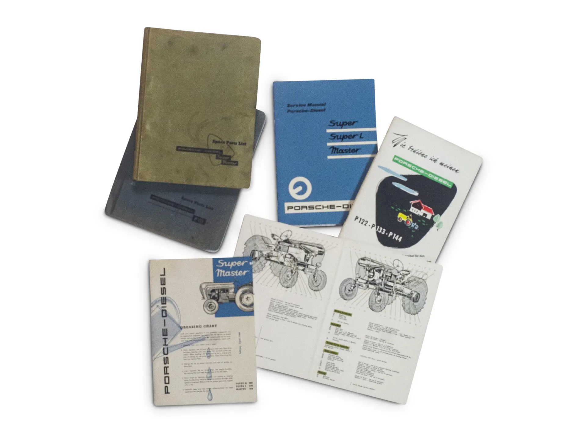 Porsche-Diesel Super and Master Service, Parts, and Lubrication Manuals ...