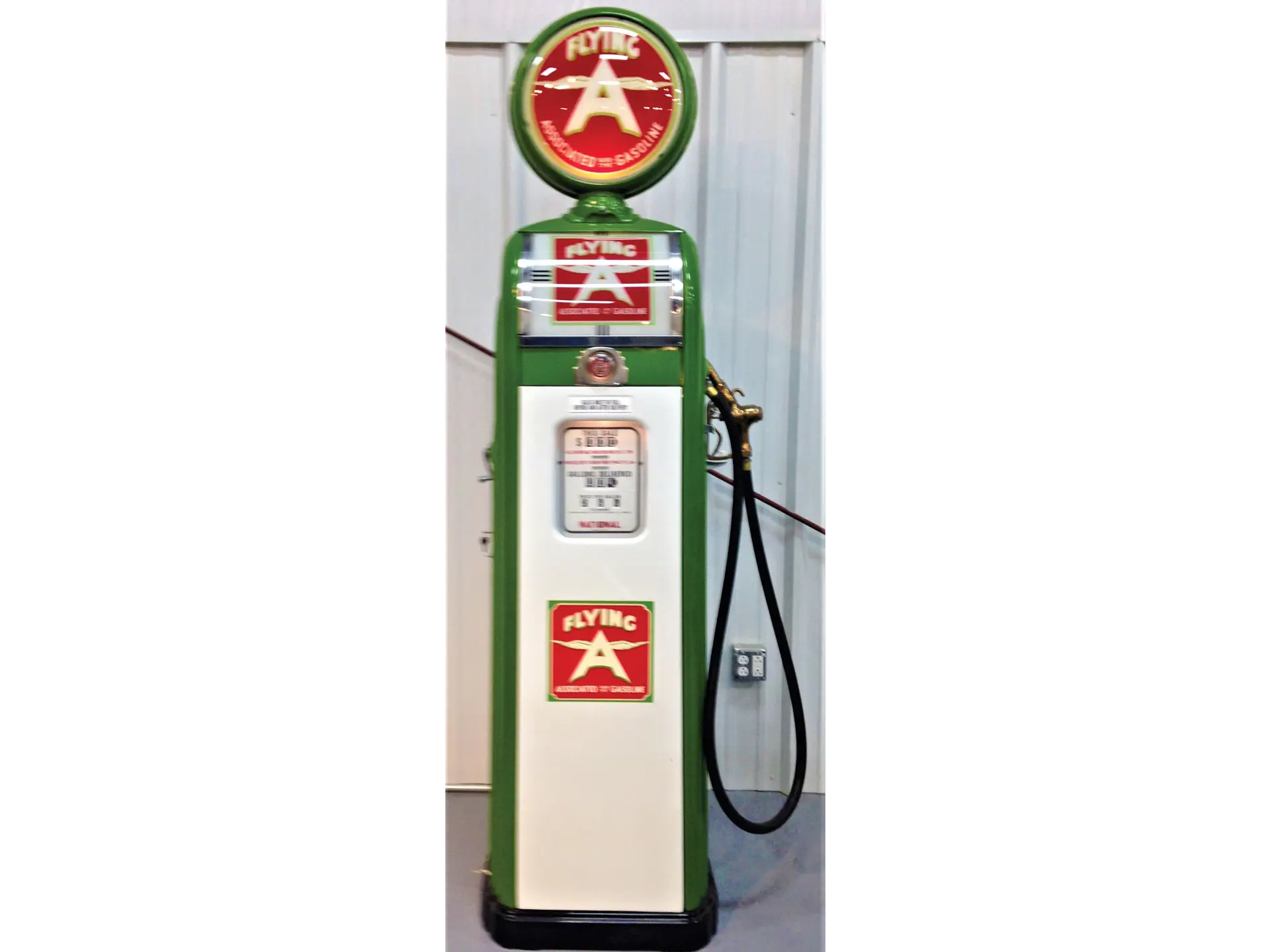 National A38 Associated Flying A Gas Pump, Restored | Auburn Fall 2018 ...