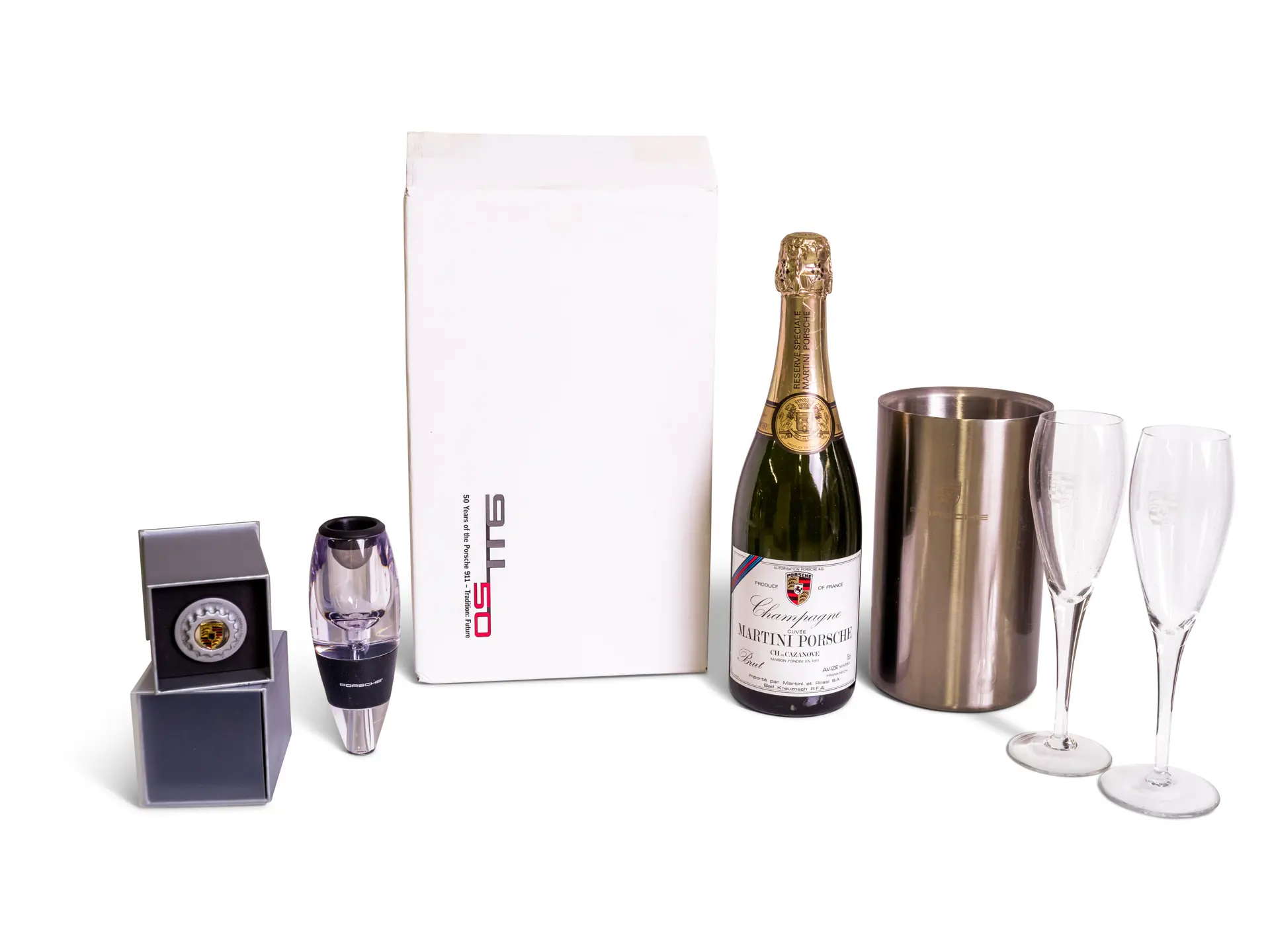 Martini Porsche Champagne and Bar Accessories | The White Collection ...