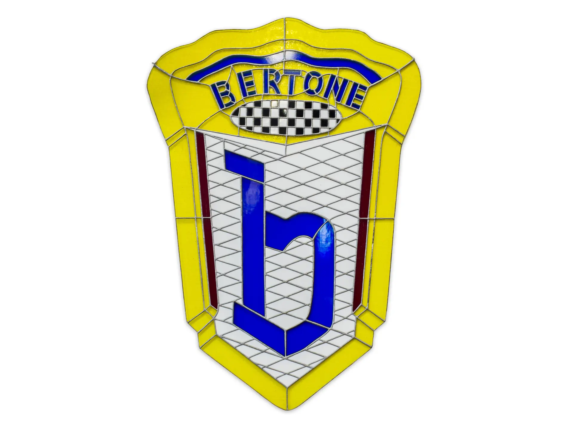 Bertone Stained Glass Emblem | Gene Ponder Collection | RM Sotheby's