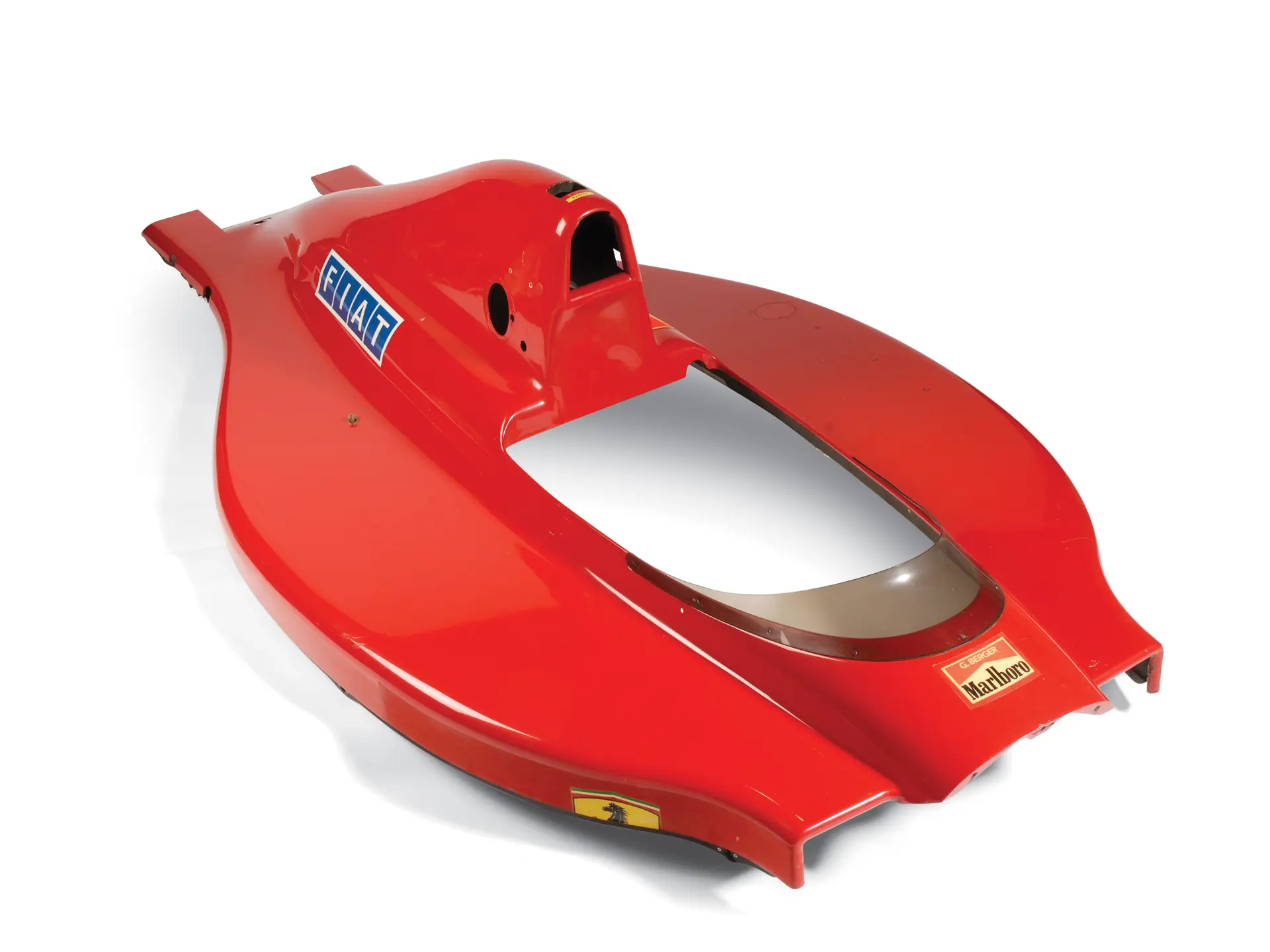 1989 GERHARD BERGER FERRARI F640 CENTRAL UPPER SECTION BODYWORK ...