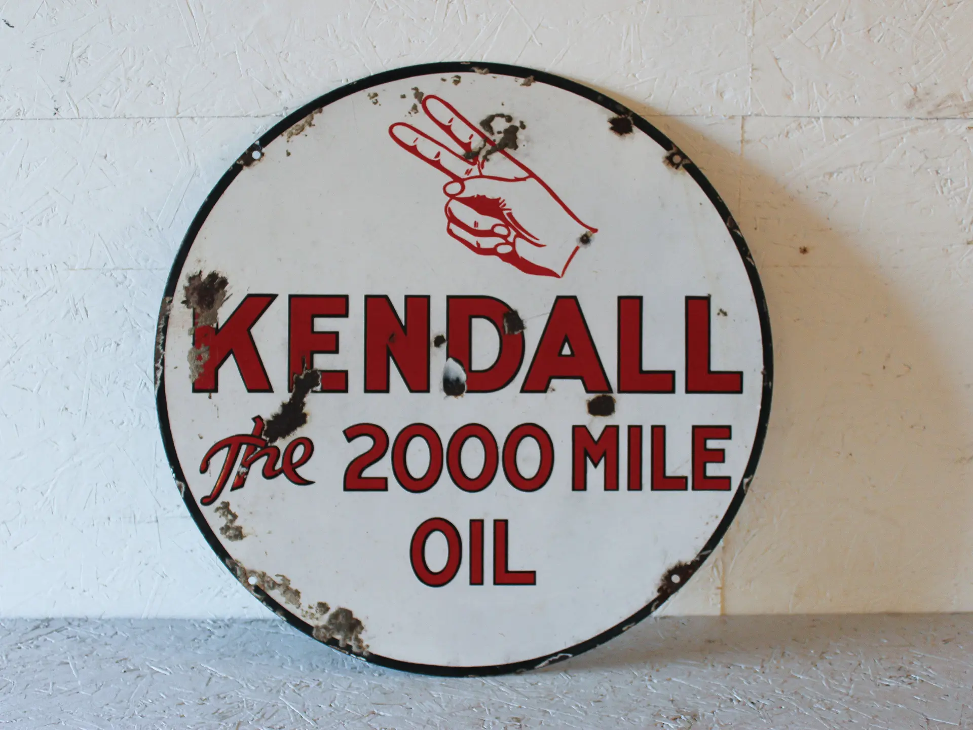 Kendall Double-Sided Porcelain Sign | Auburn Spring 2018 | RM Sotheby's