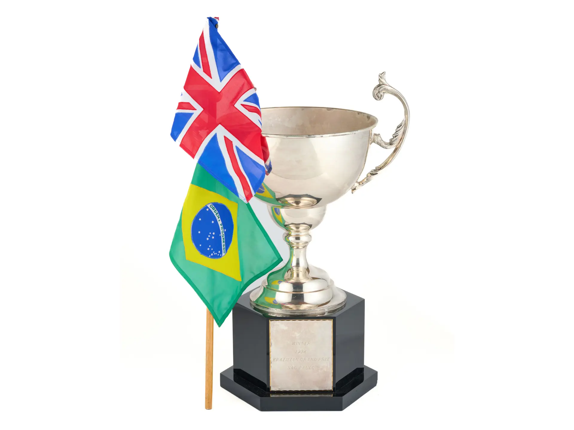1992 Brazilian Grand Prix 1st-Place Trophy | Nigel Mansell’s Legacy ...