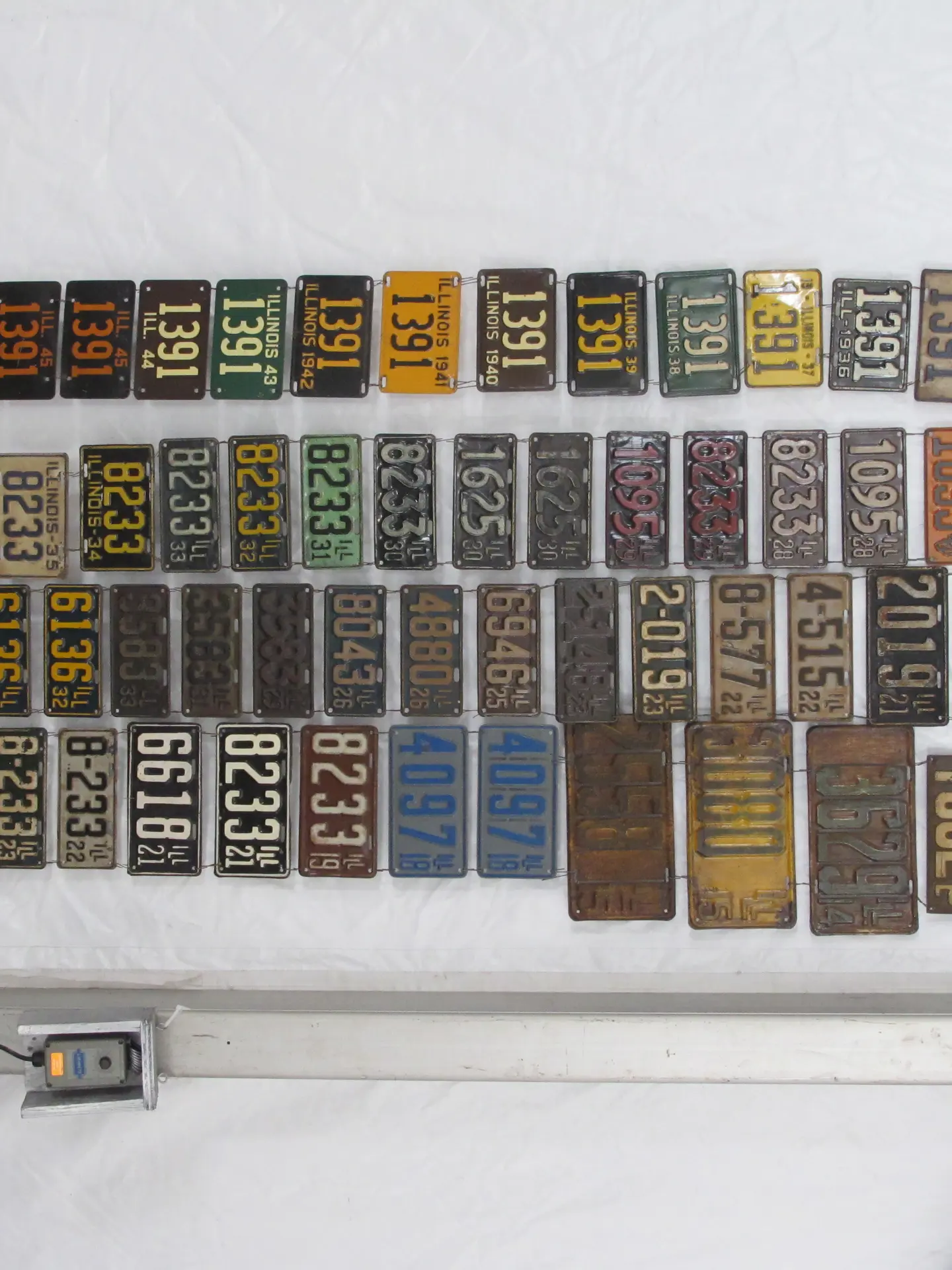 Illinois 4-Digit License Plates | The Lee Roy Hartung Collection | RM ...