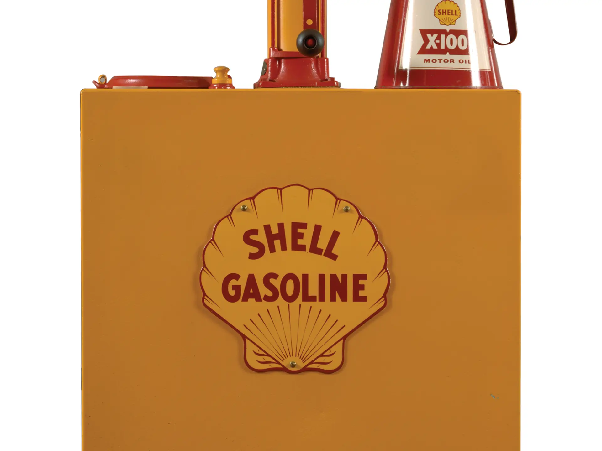 SHELL LUBESTER AND OIL PITCHER | The Ponder Collection | RM Sotheby's