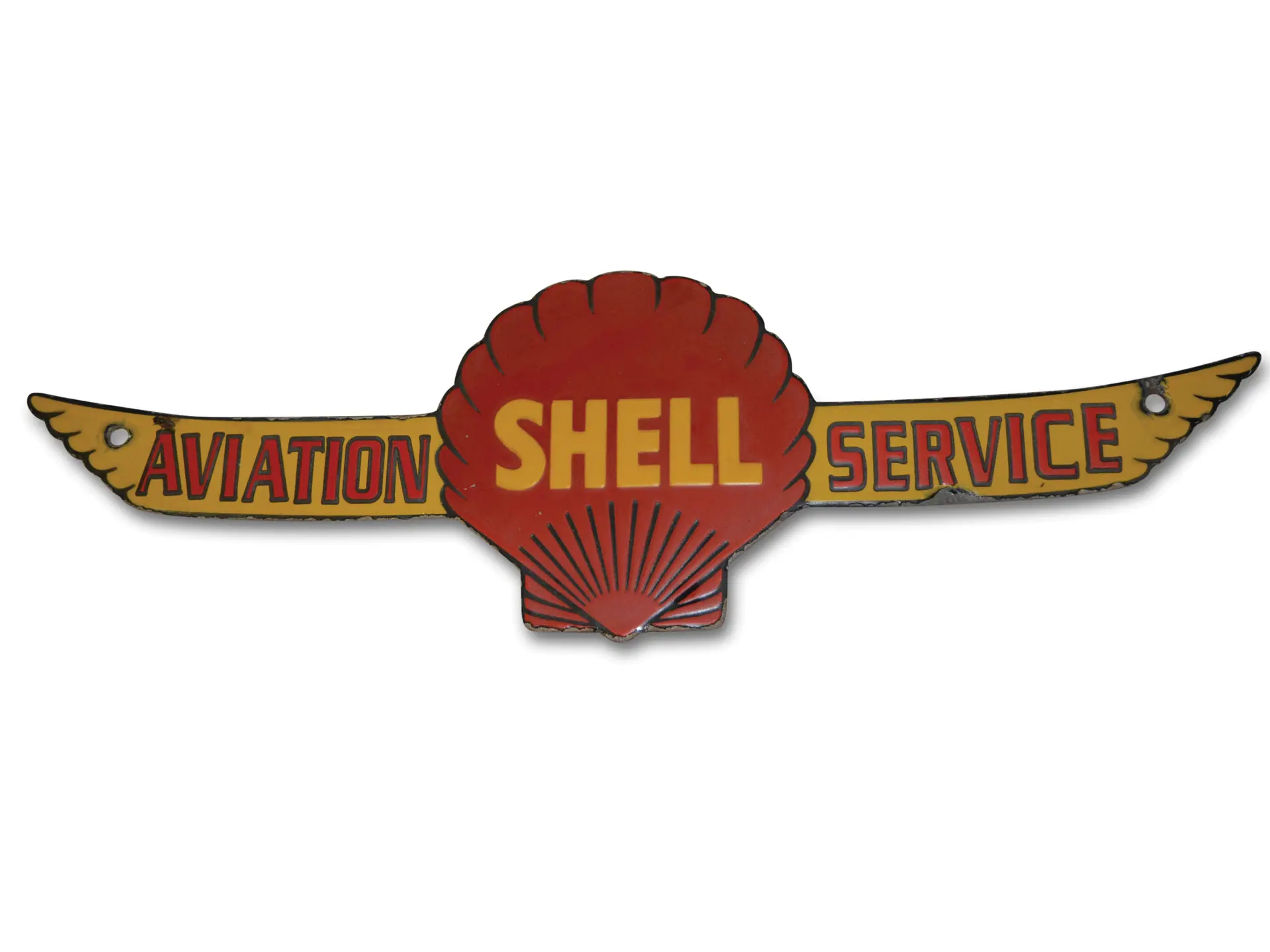 "Shell Aviation Service" Porcelain Sign | Auburn Fall 2019 | RM Sotheby's