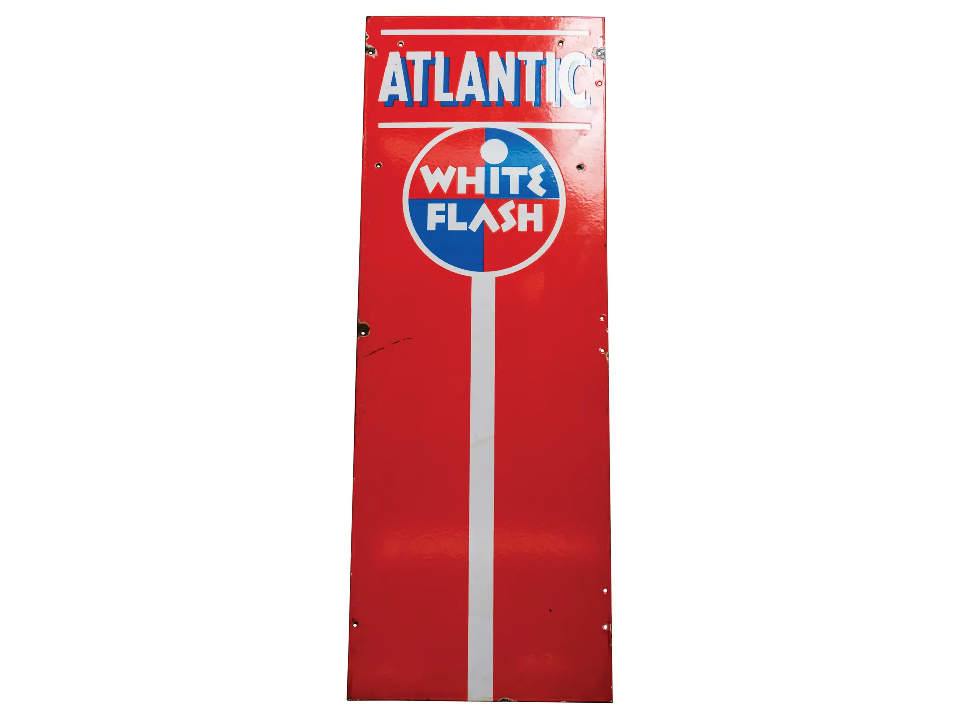 Atlantic White Flash Porcelain Sign | The Dingman Collection | RM Sotheby's