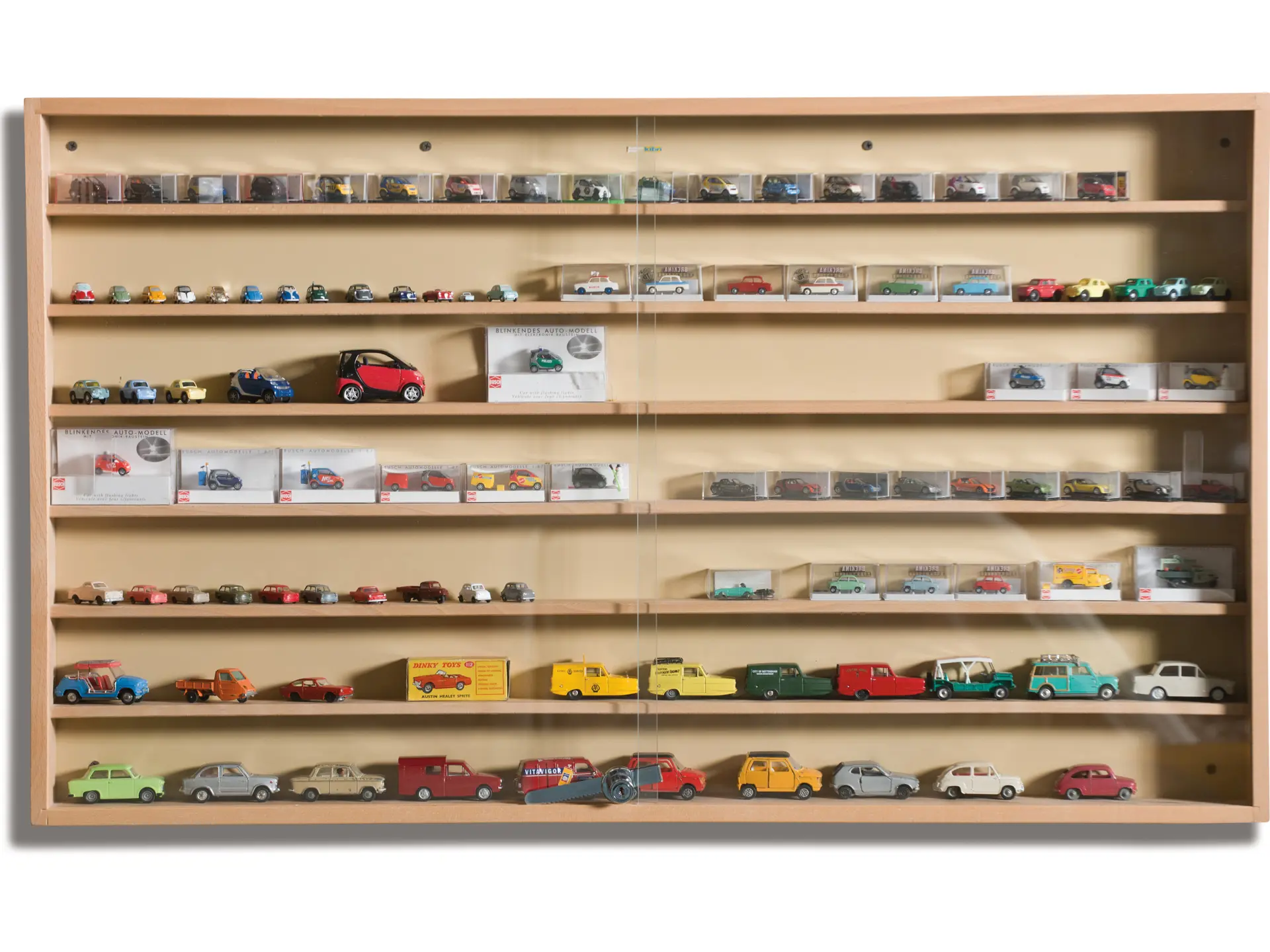 Assortment of Toy Microcars in Display Case | The Bruce Weiner Microcar ...