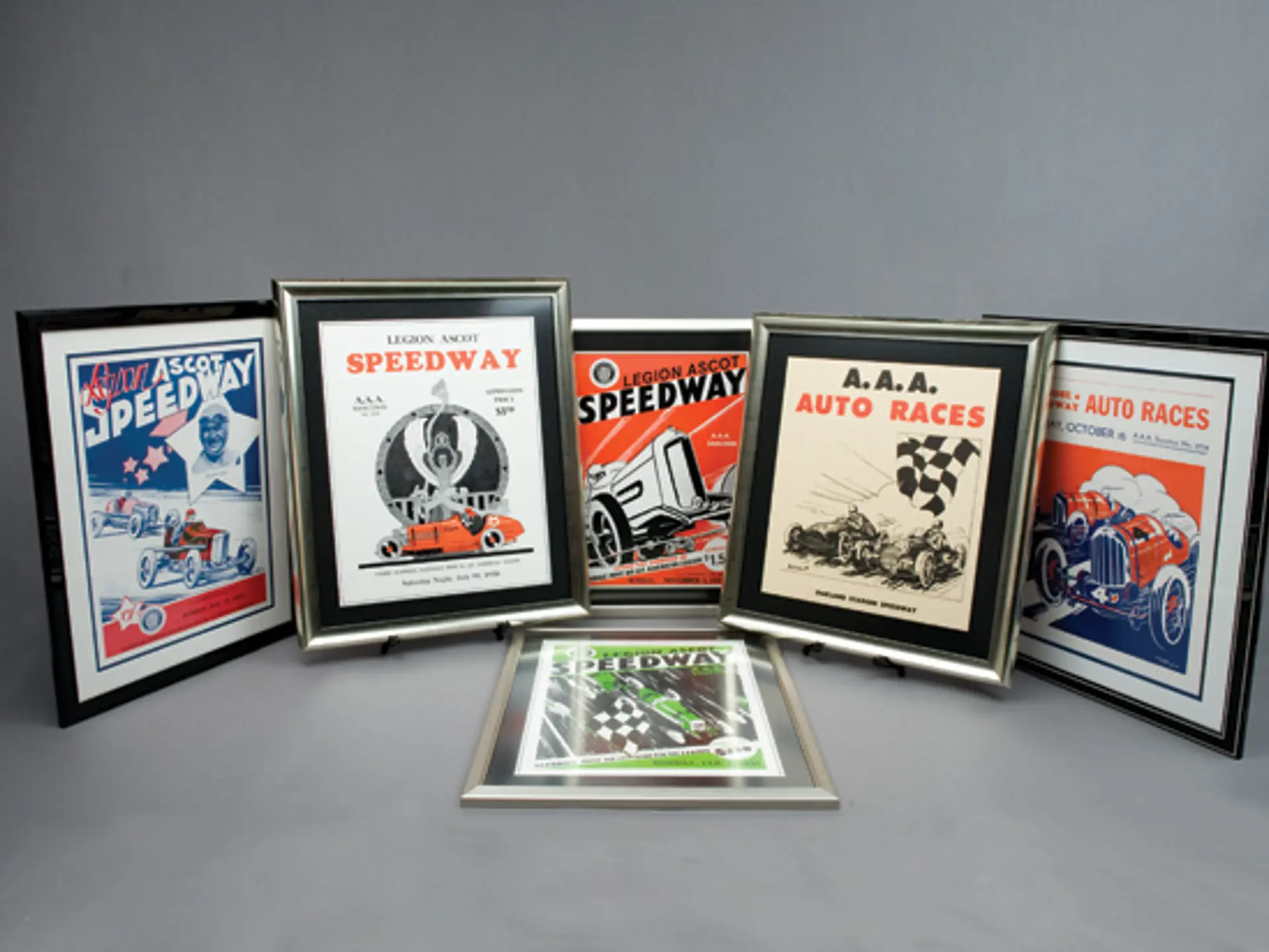 Assorted Racing Posters | Joe's Garage - The MacPherson Collection | RM ...