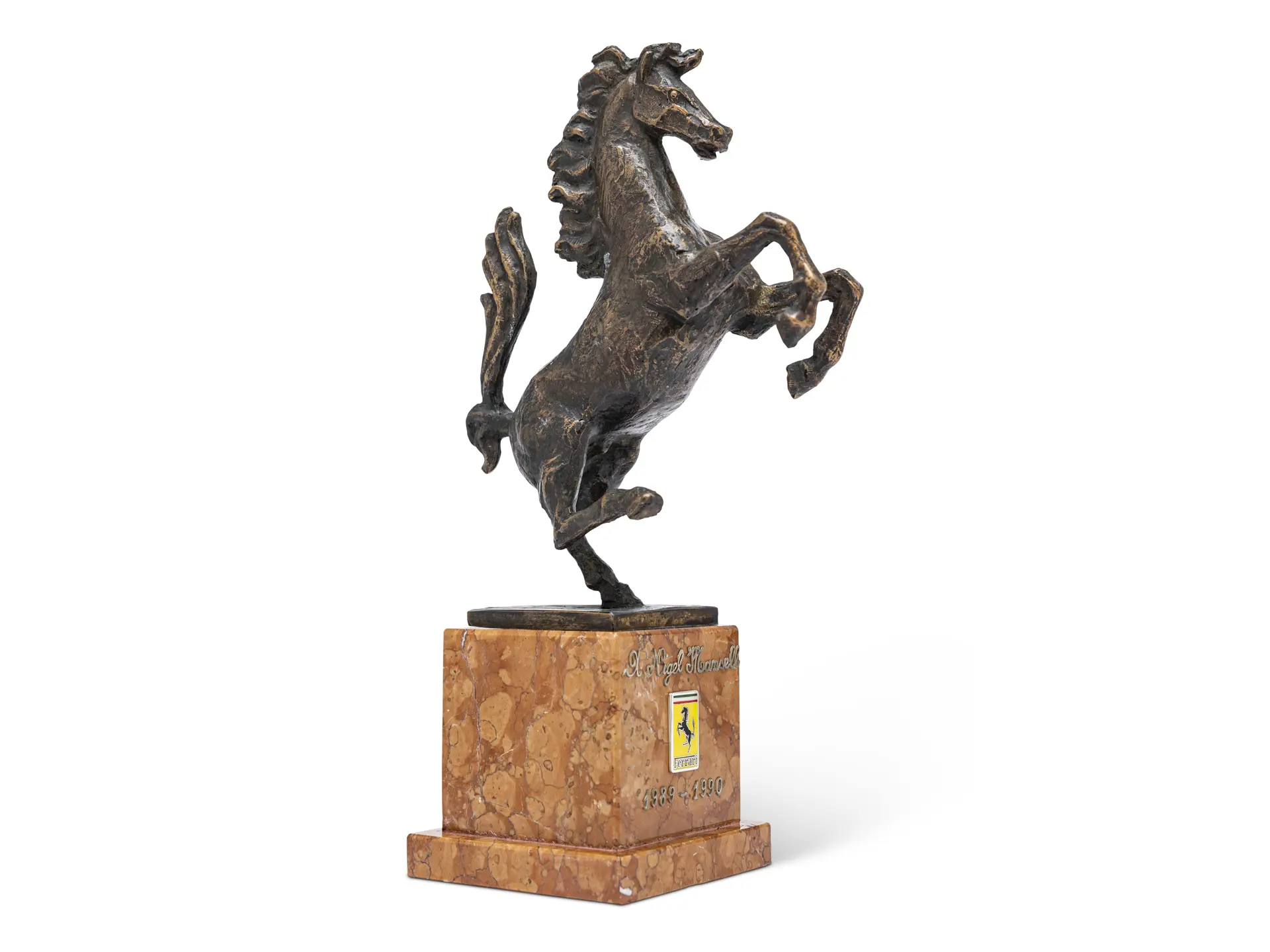 1989-1990 Nigel Mansell Ferrari Trophy | Nigel Mansell’s Legacy ...