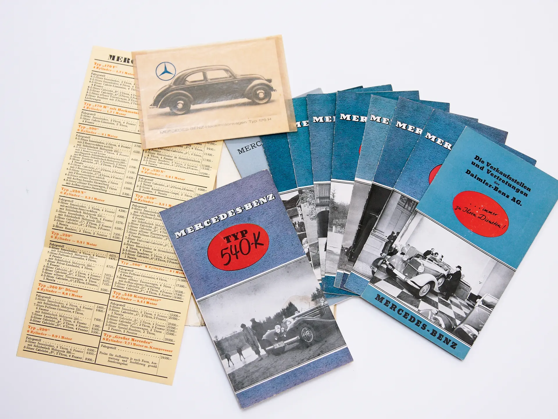 Original 1937 Mercedes-Benz Press Kit | Sporting Classics of Monaco ...