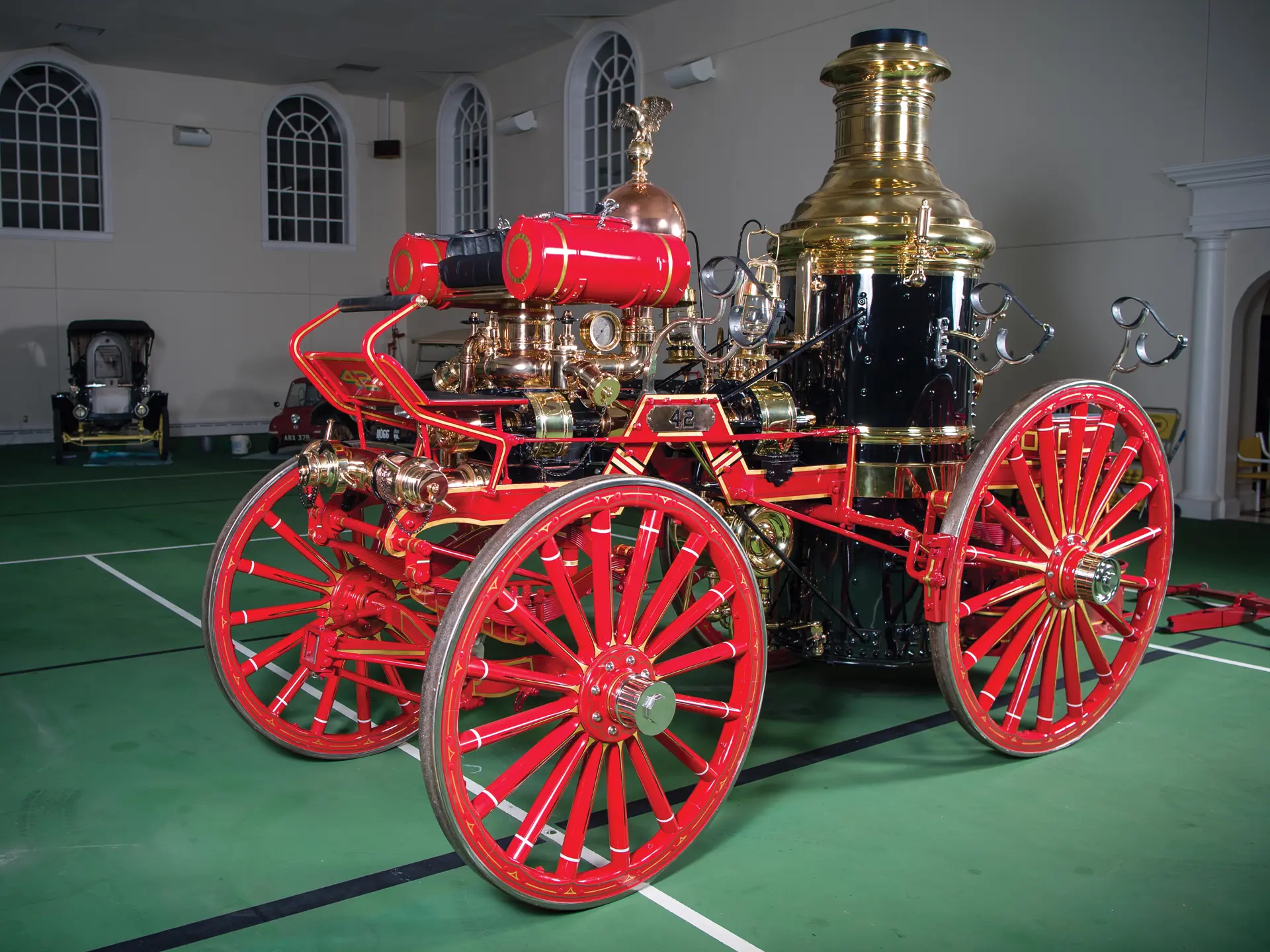 1894 Silsby Fourth Size Horse-Drawn Steam Pumper | Amelia Island 2016 ...
