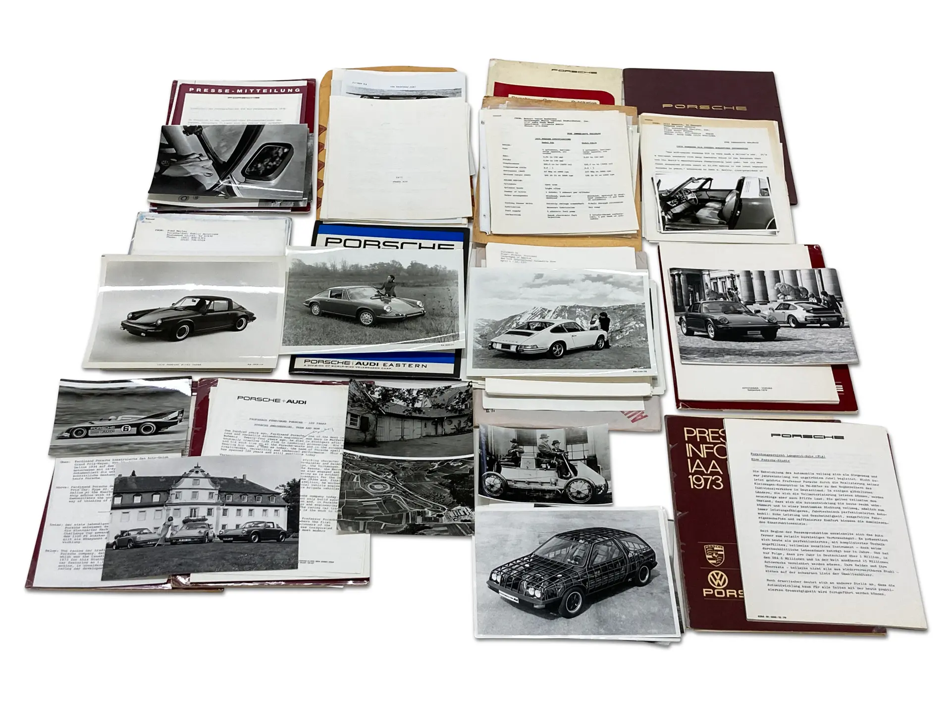 Porsche Press Kits, 1970s | The White Collection | Online | RM Sotheby's