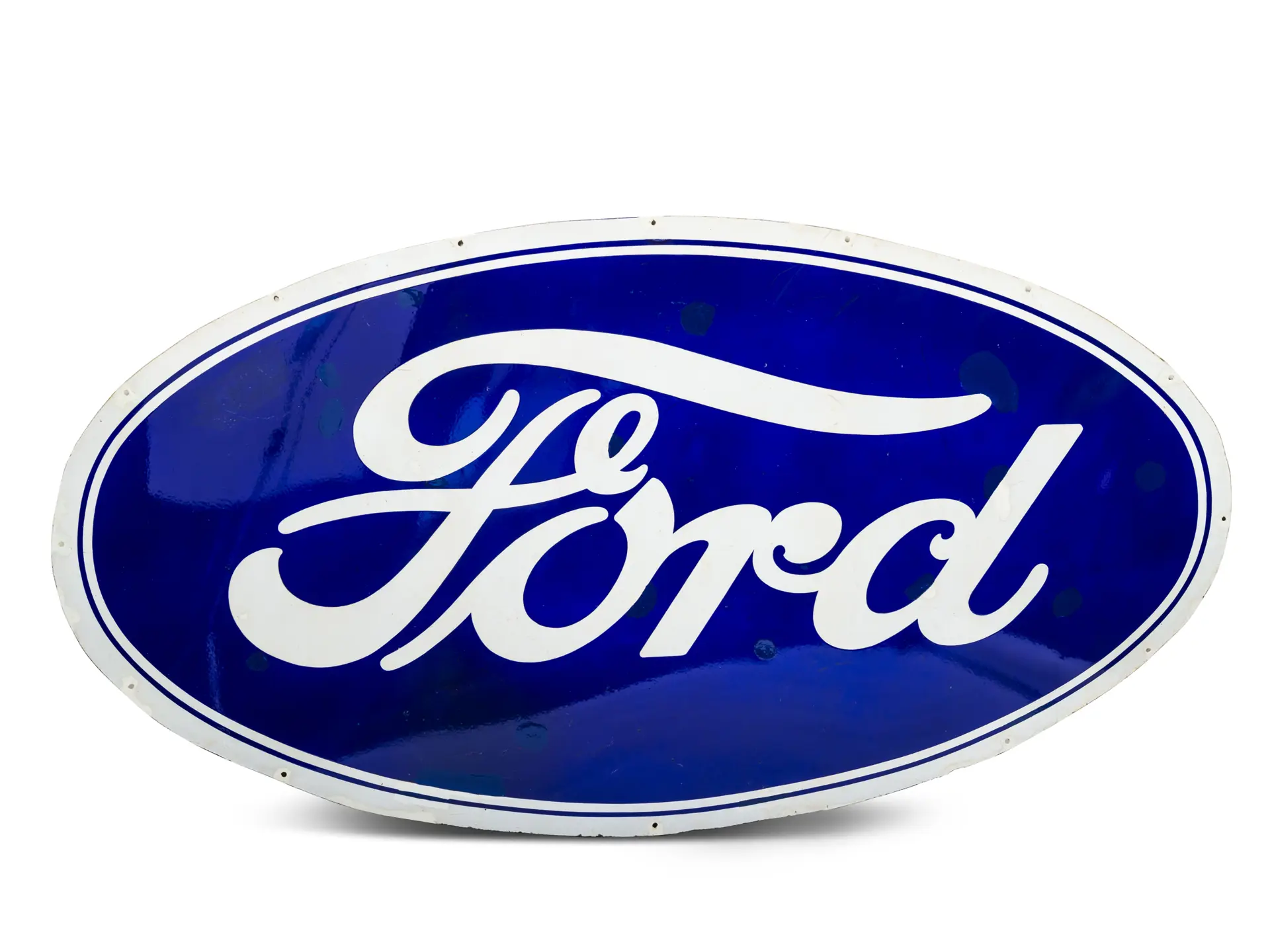 Ford Blue Oval Porcelain Sign | Hershey 2021 | RM Sotheby's