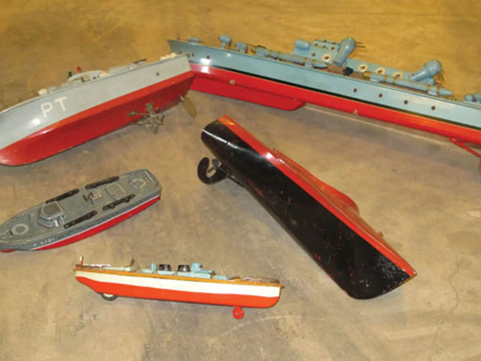 Lot of Tin Toy Boats | The Bennett Collection | RM Sotheby's