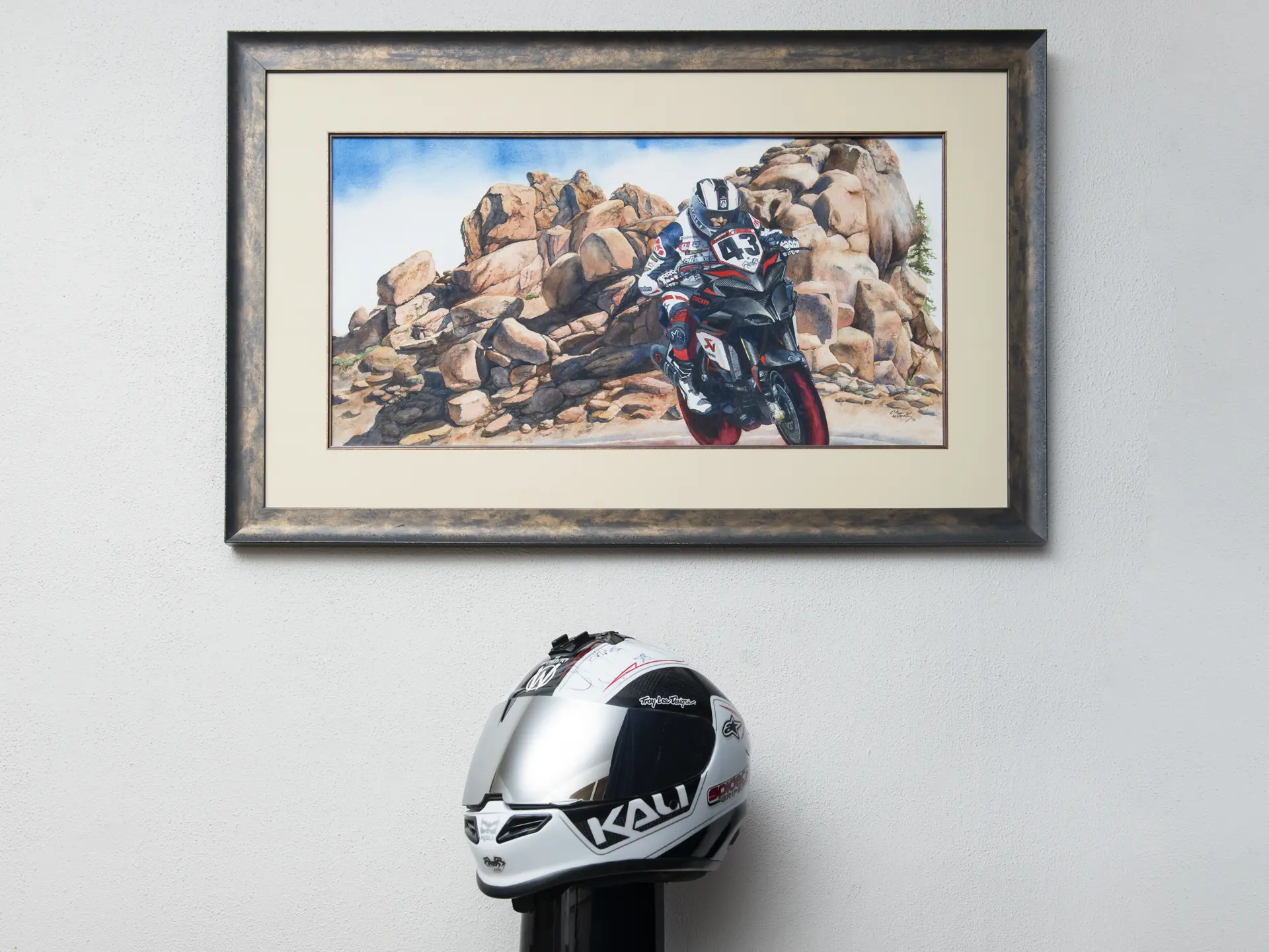 "Koan" Watercolor by Christopher Woolley and Micky Dymond Helmet | Open ...