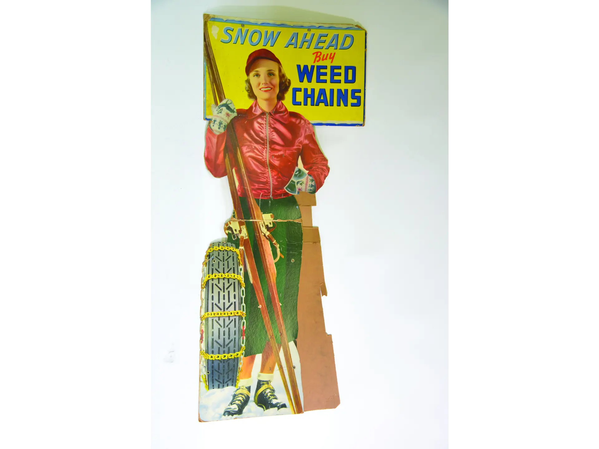 A cardboard ‘Weed Chains,’ advertising piece. | Auburn Fall 2016 | RM ...