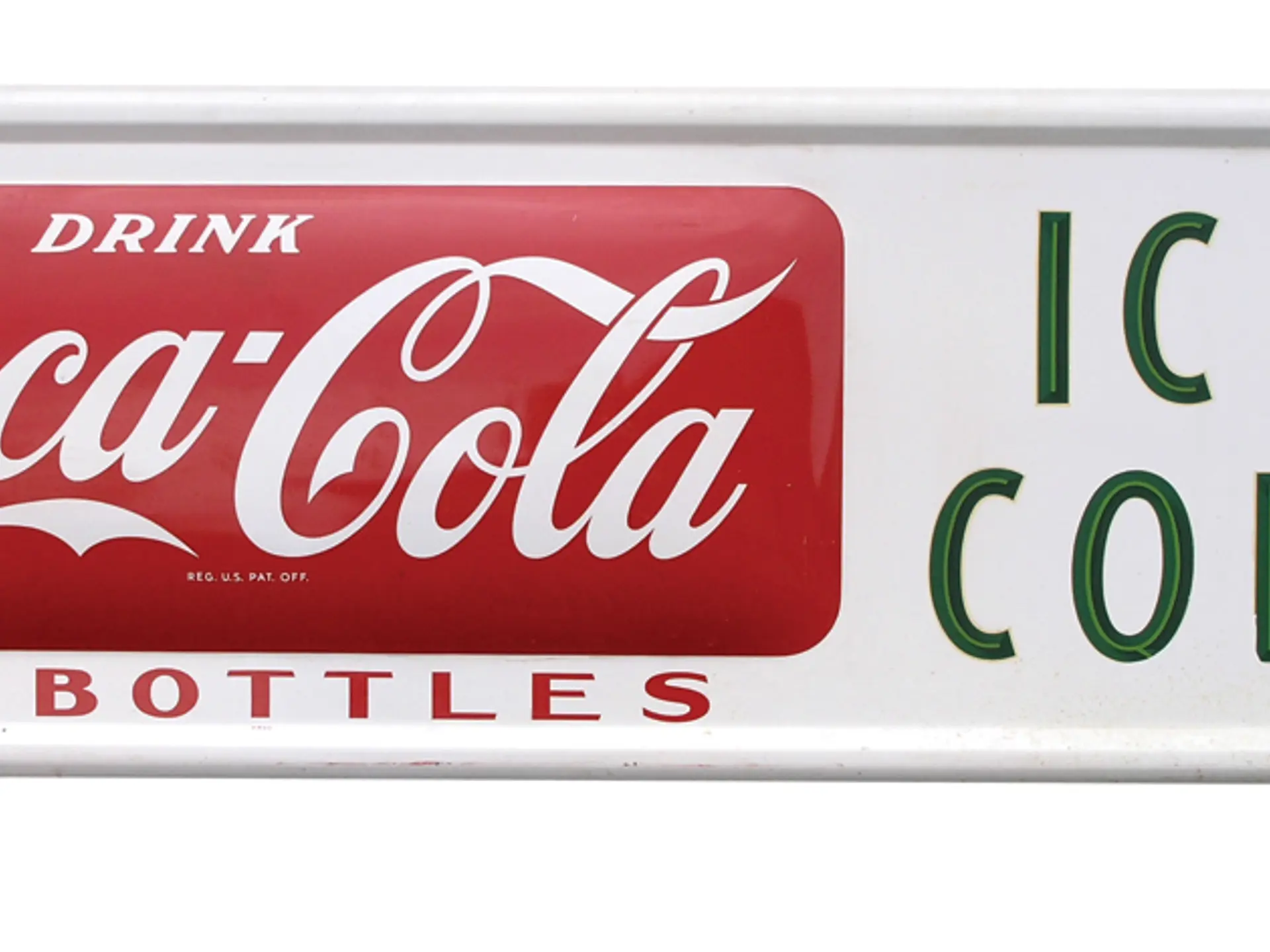 COCA-COLA SIGN | Private Collection of Tom & Marlene Stackhouse | RM ...