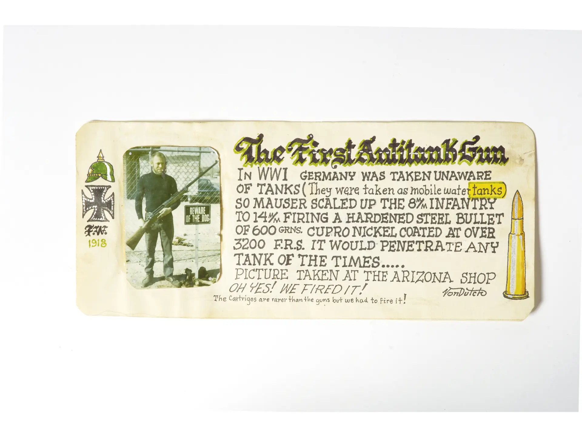 Von Dutch - The First Anti-Tank Gun | The Brucker Collection | RM Sotheby's