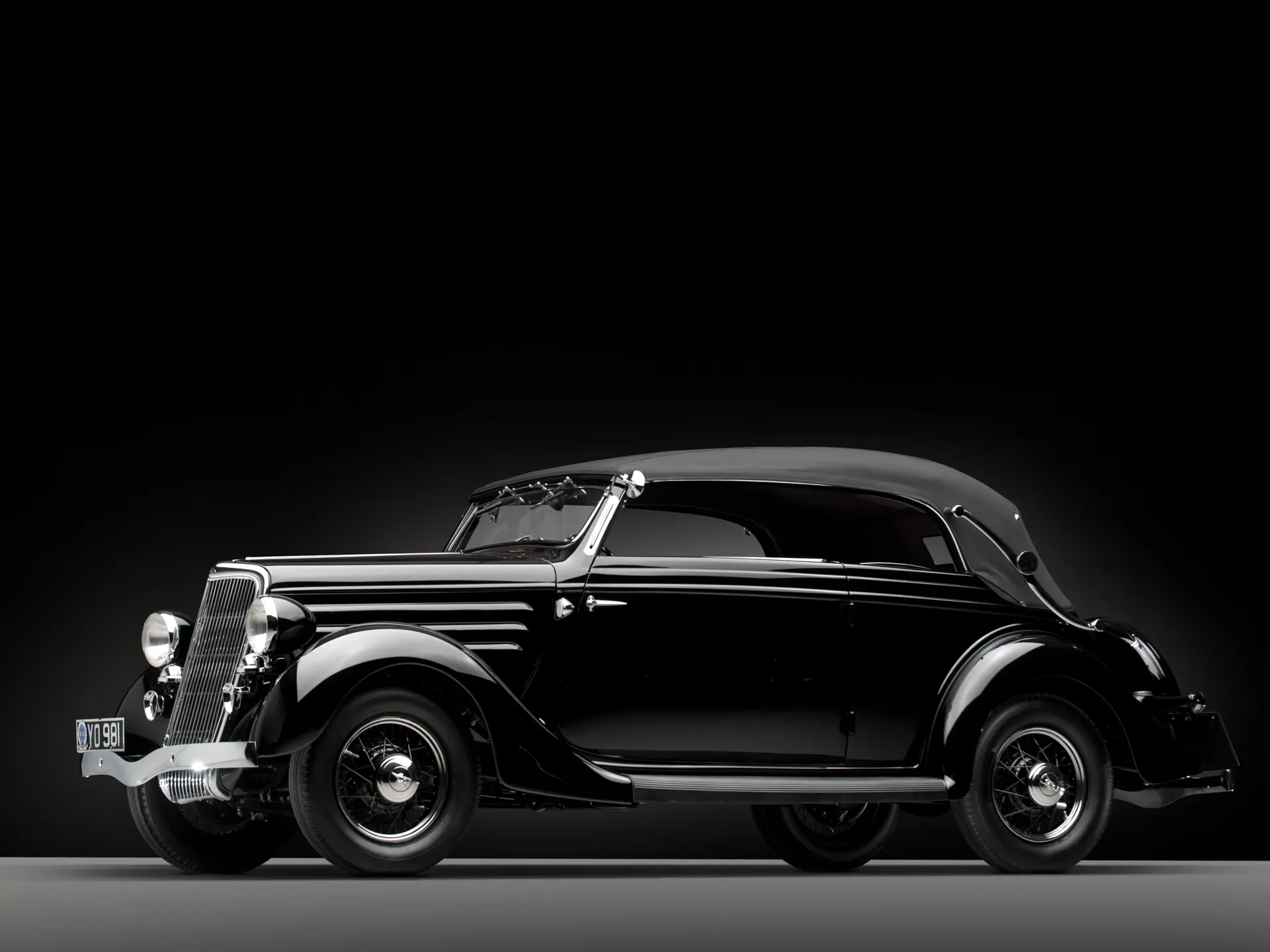 1936 Ford Custom Cabriolet by Glaser | The Dingman Collection 2012 | RM ...