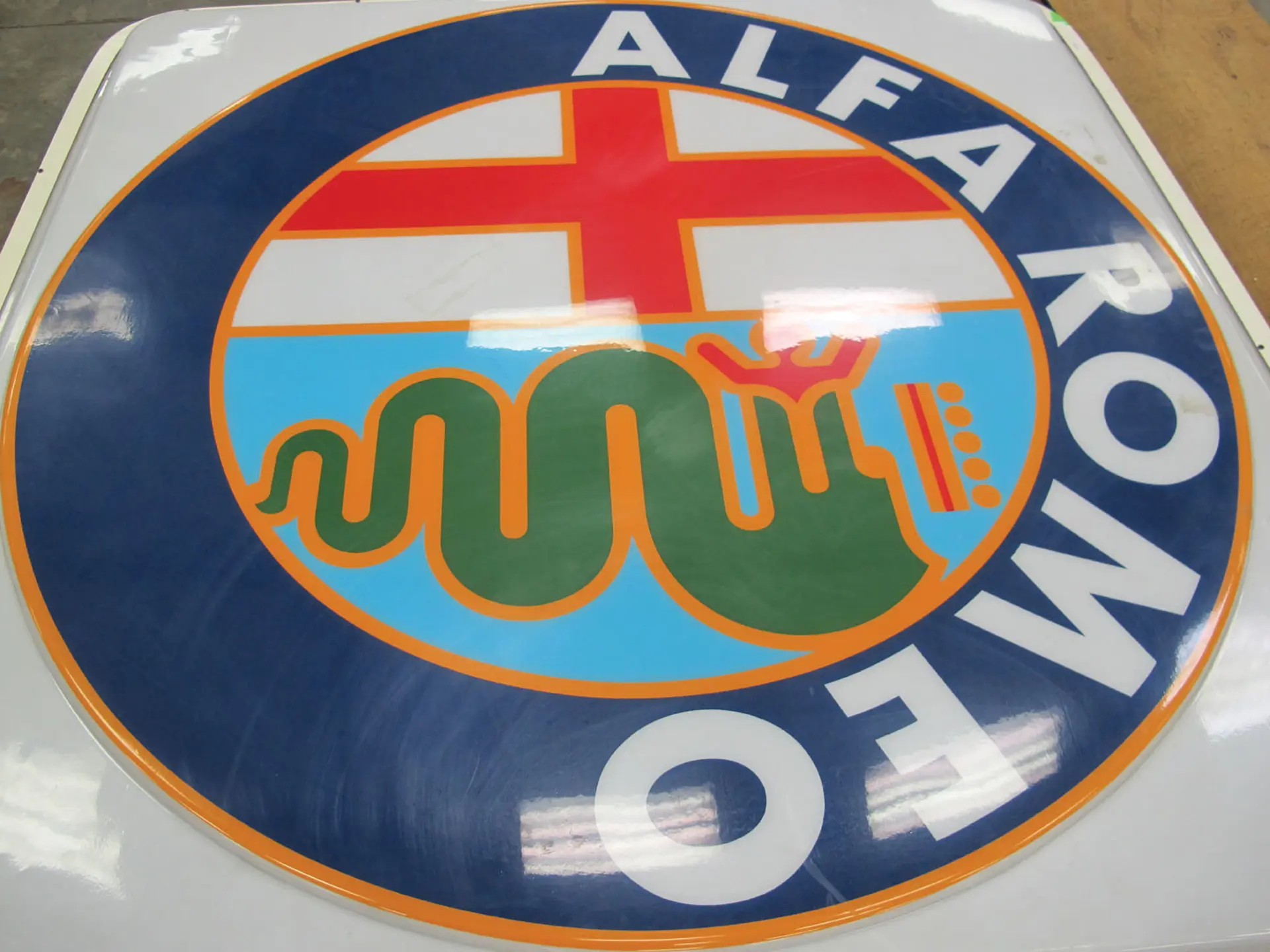 Alfa Romeo Illuminated Plastic/Metal Sign 72"x72" | Auburn Spring 2013 ...