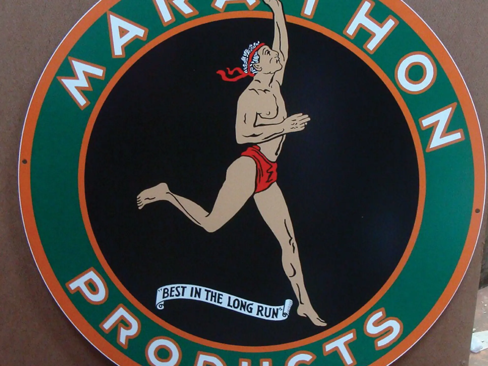 Marathon Metal Sign | Auburn Spring 2014 | RM Sotheby's