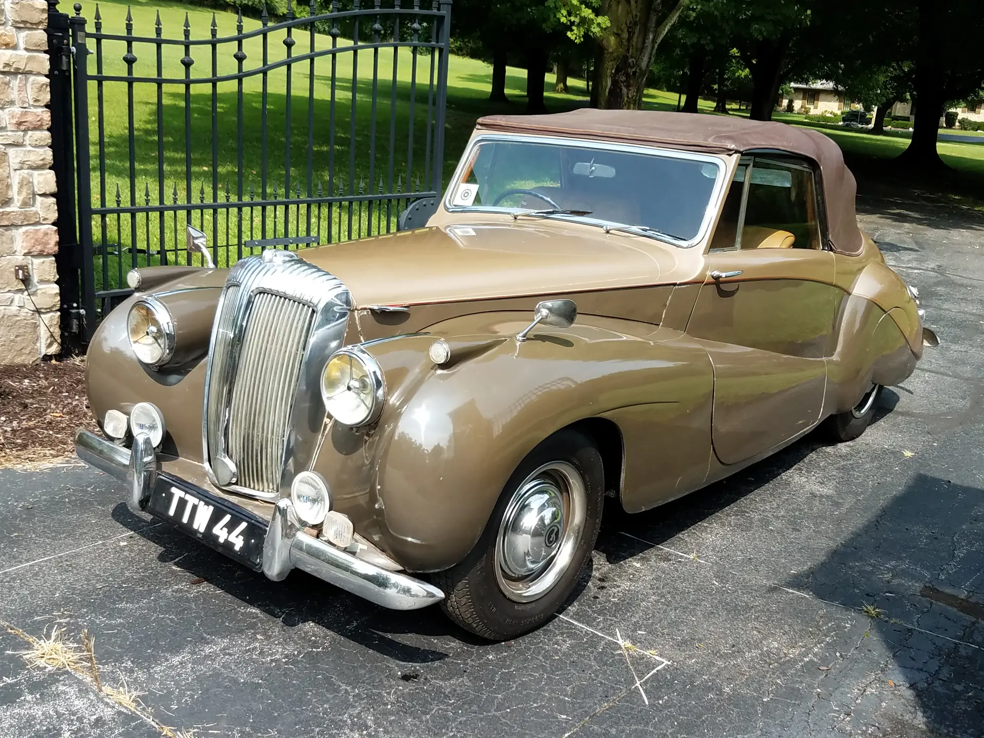 1951 Daimler DB 18 Special Sports Aluminum-Bodied | Auburn Fall 2021 ...