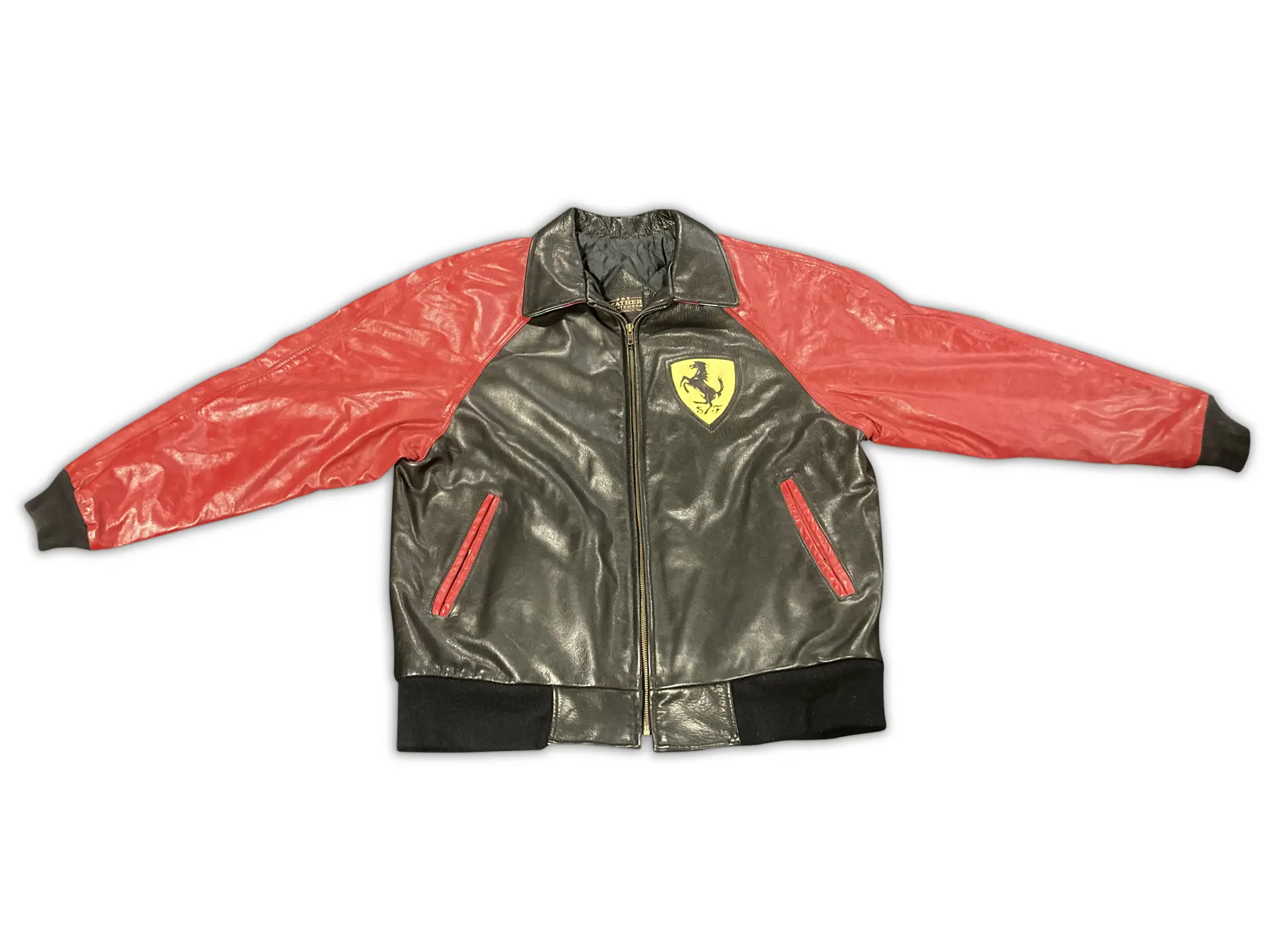 Ferrari Leather Varsity Jacket | The Cohen Collection | RM Sotheby's