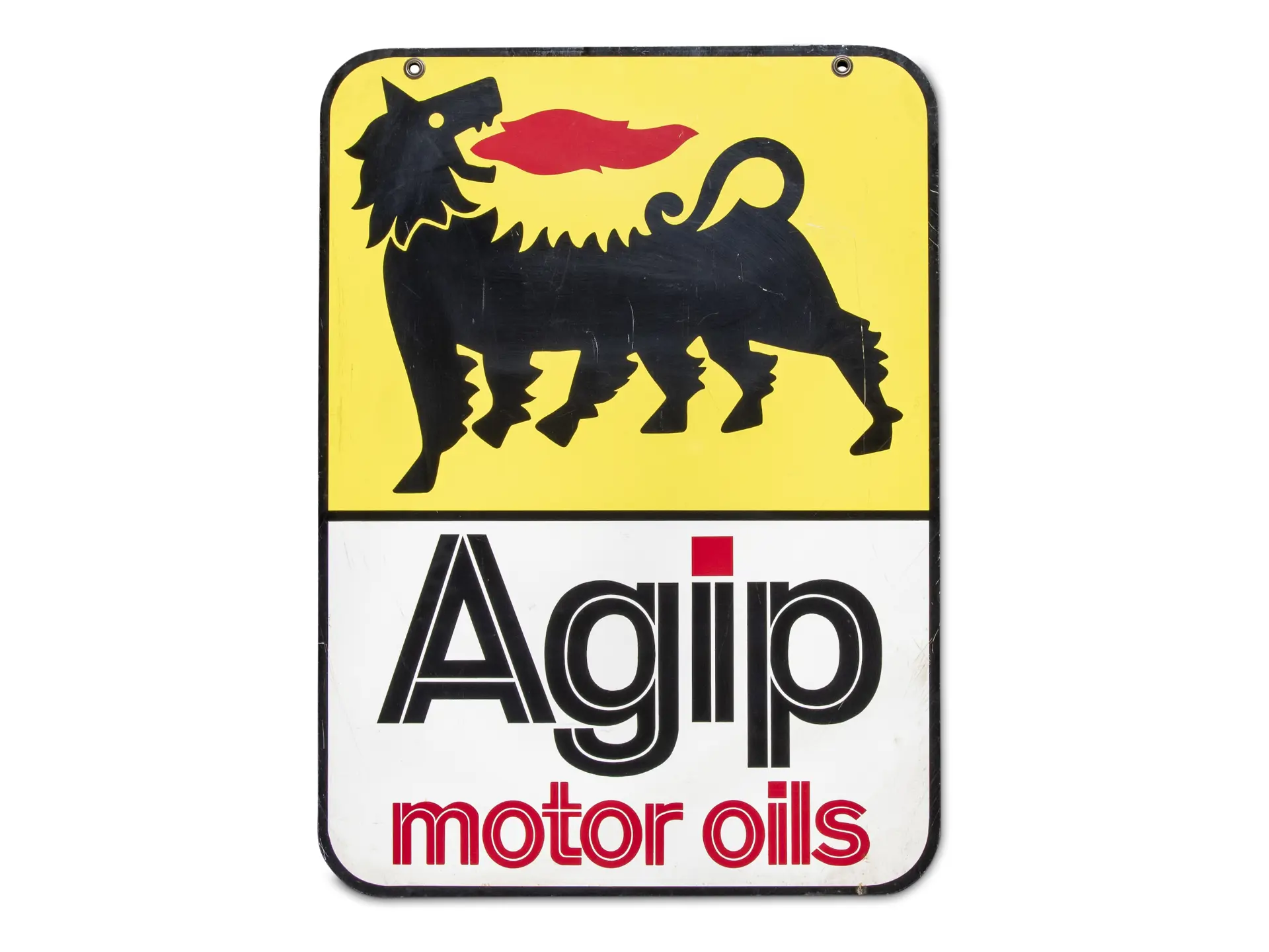 Agip Motor Oils Double-Sided Hanging Sign | The Cohen Collection | RM ...