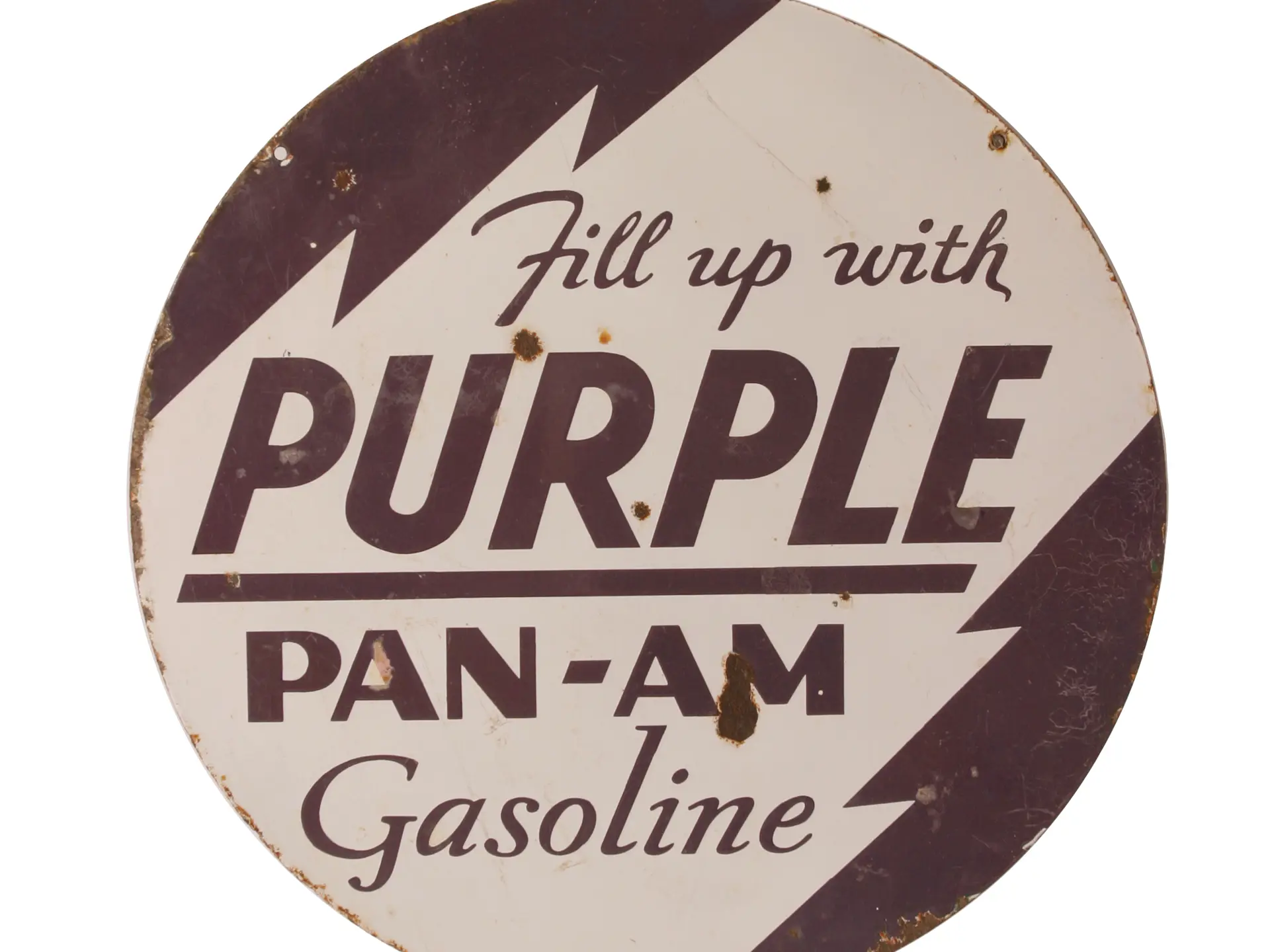 Purple Pan-Am Gasoline Sign | Vintage Motor Cars of Hershey 2009 | RM ...