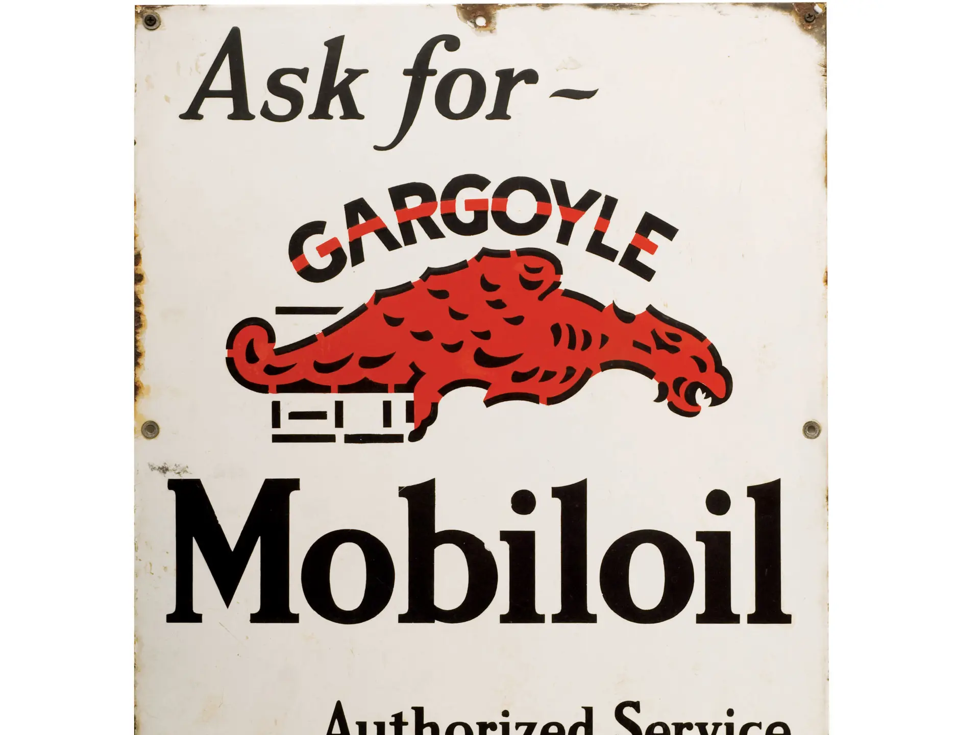 Mobiloil Sign | The Al Wiseman Collection | RM Sotheby's
