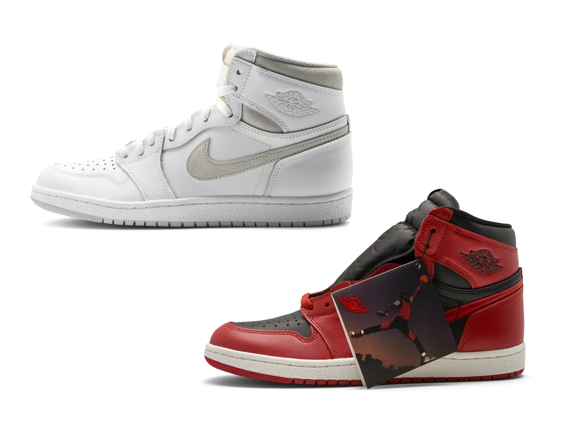 Set of Two | Nike Air Jordan 1 High 85 Sneakers | Dare to Dream | The ...