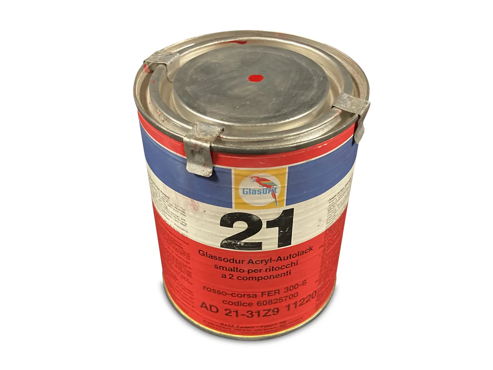 Glasurit Ferrari Rosso Corsa Paint Can | The Cohen Collection | RM ...