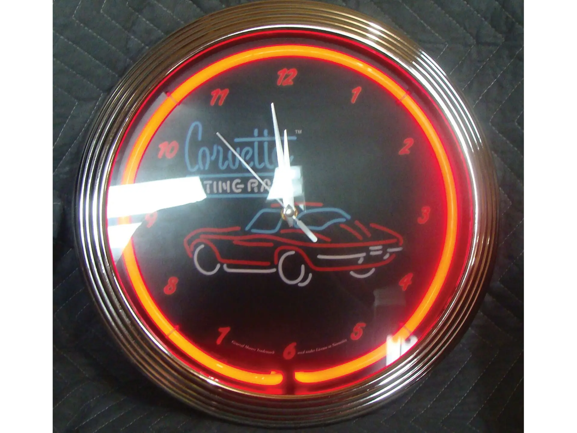 Corvette Sting Ray Neon Clock (16" Round) | Fall Carlisle 2013 | RM ...