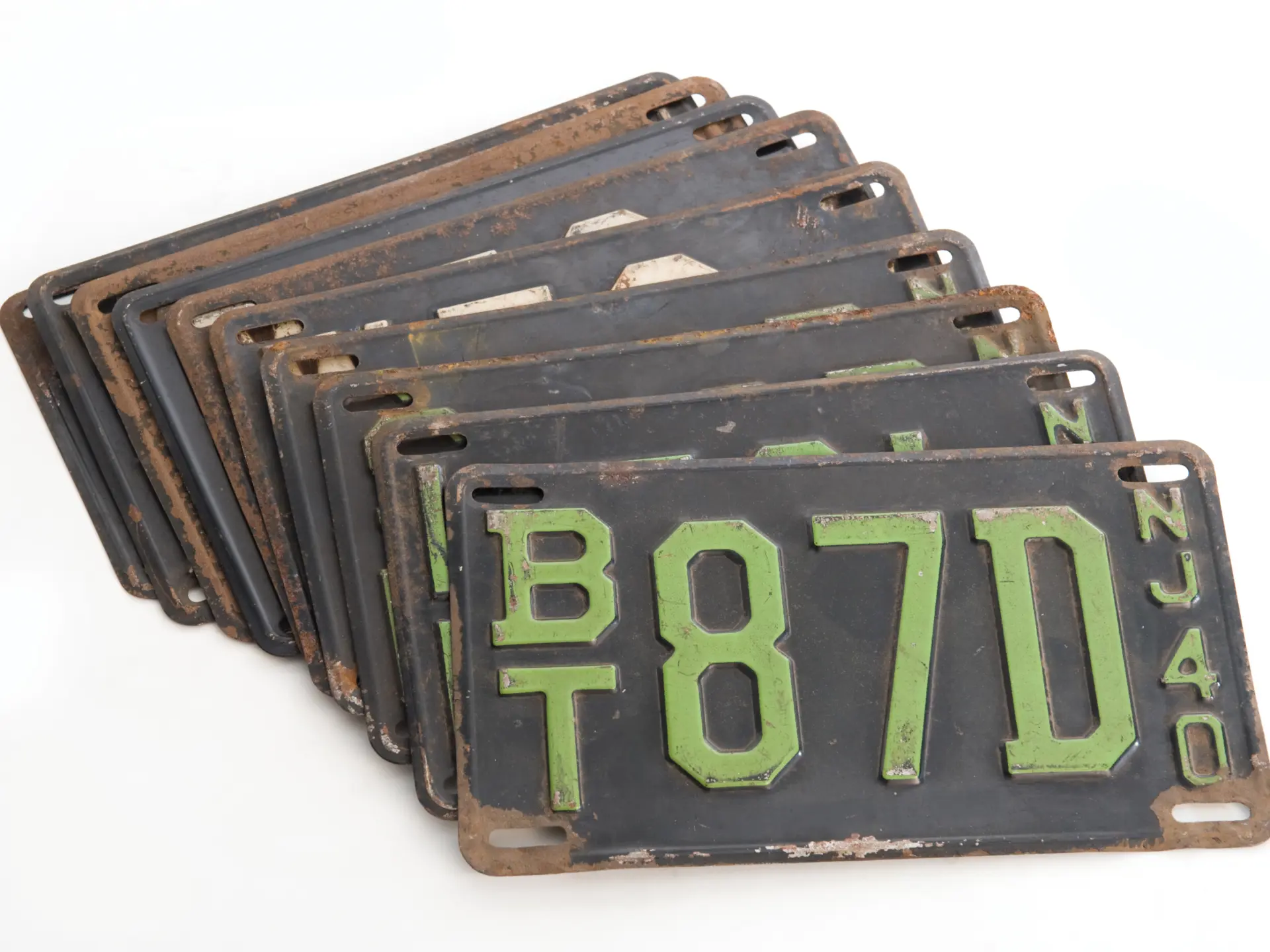 Prewar New Jersey License Plates | Vintage Motor Cars of Hershey 2009 ...