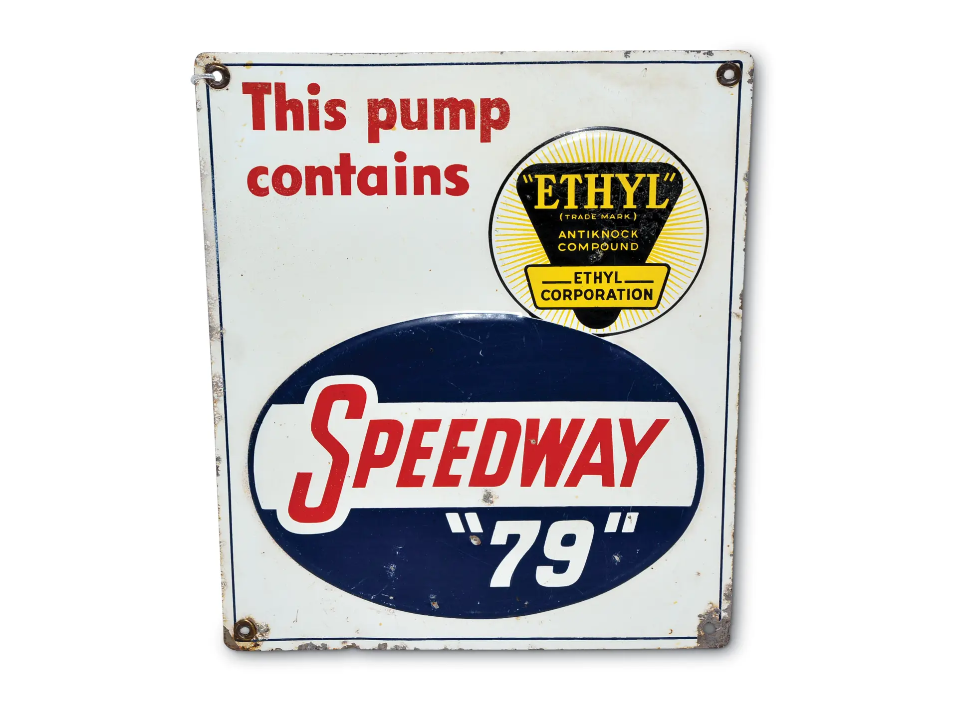 Speedway "79" with Ethyl Logo Sign | Auburn Spring 2019 | RM Sotheby's