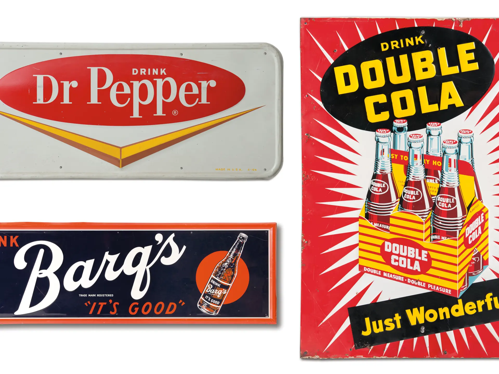Three Soda Signs | The Dingman Collection 2012 | RM Sotheby's