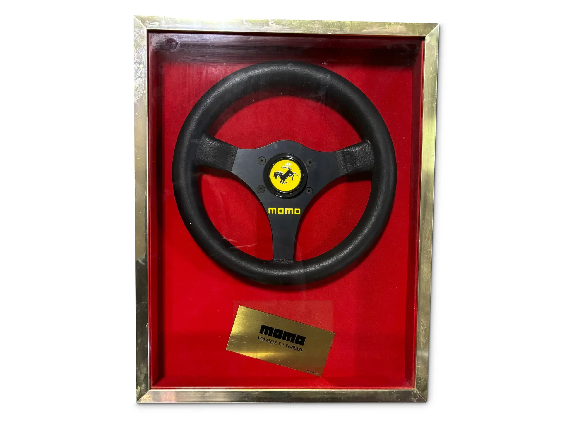 Framed MOMO Volante F1 Ferrari Steering Wheel | The Cohen Collection ...