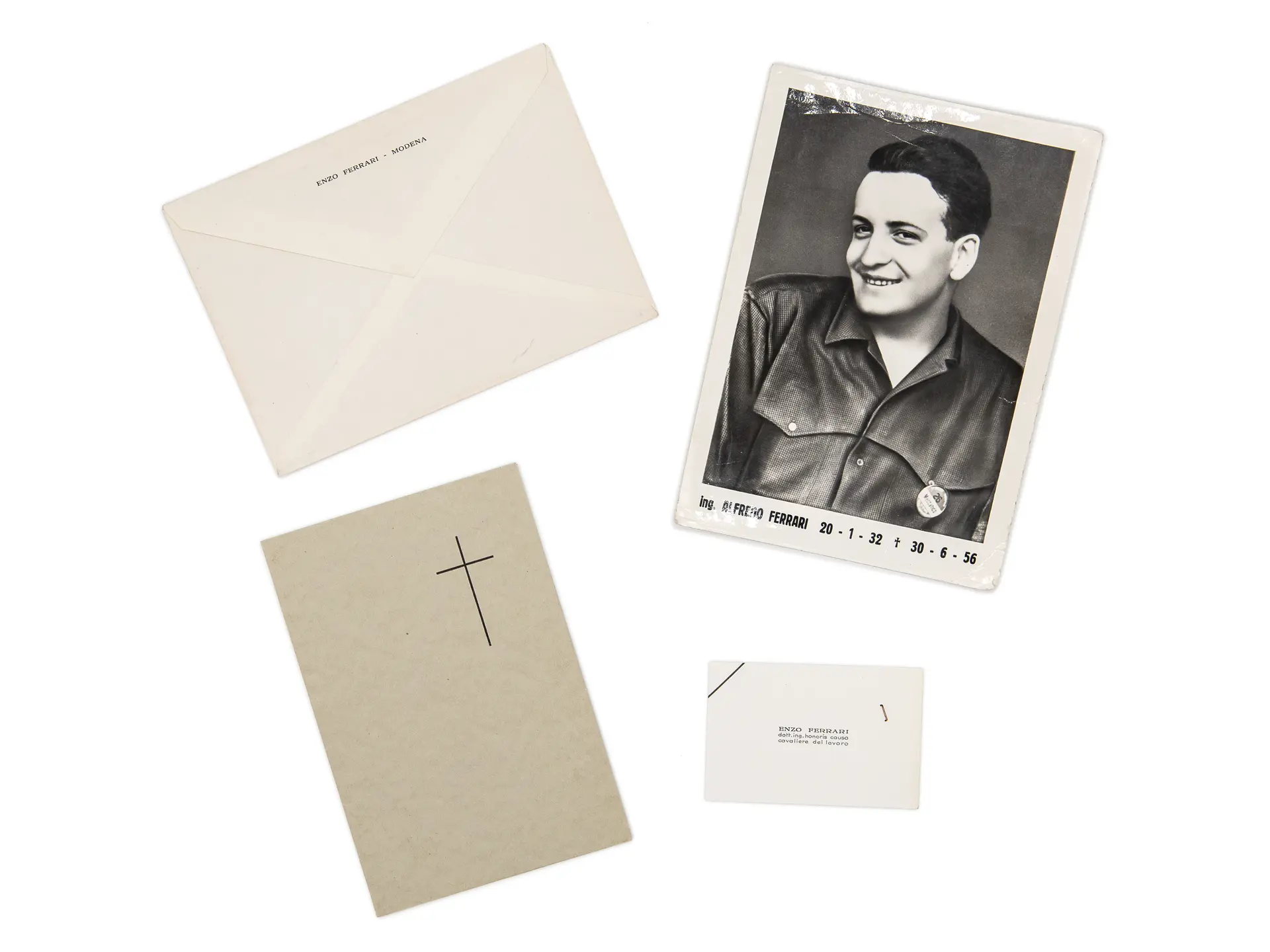 Alfredo Ferrari Funeral Announcement, 1956 | Open Roads, April 2021 ...