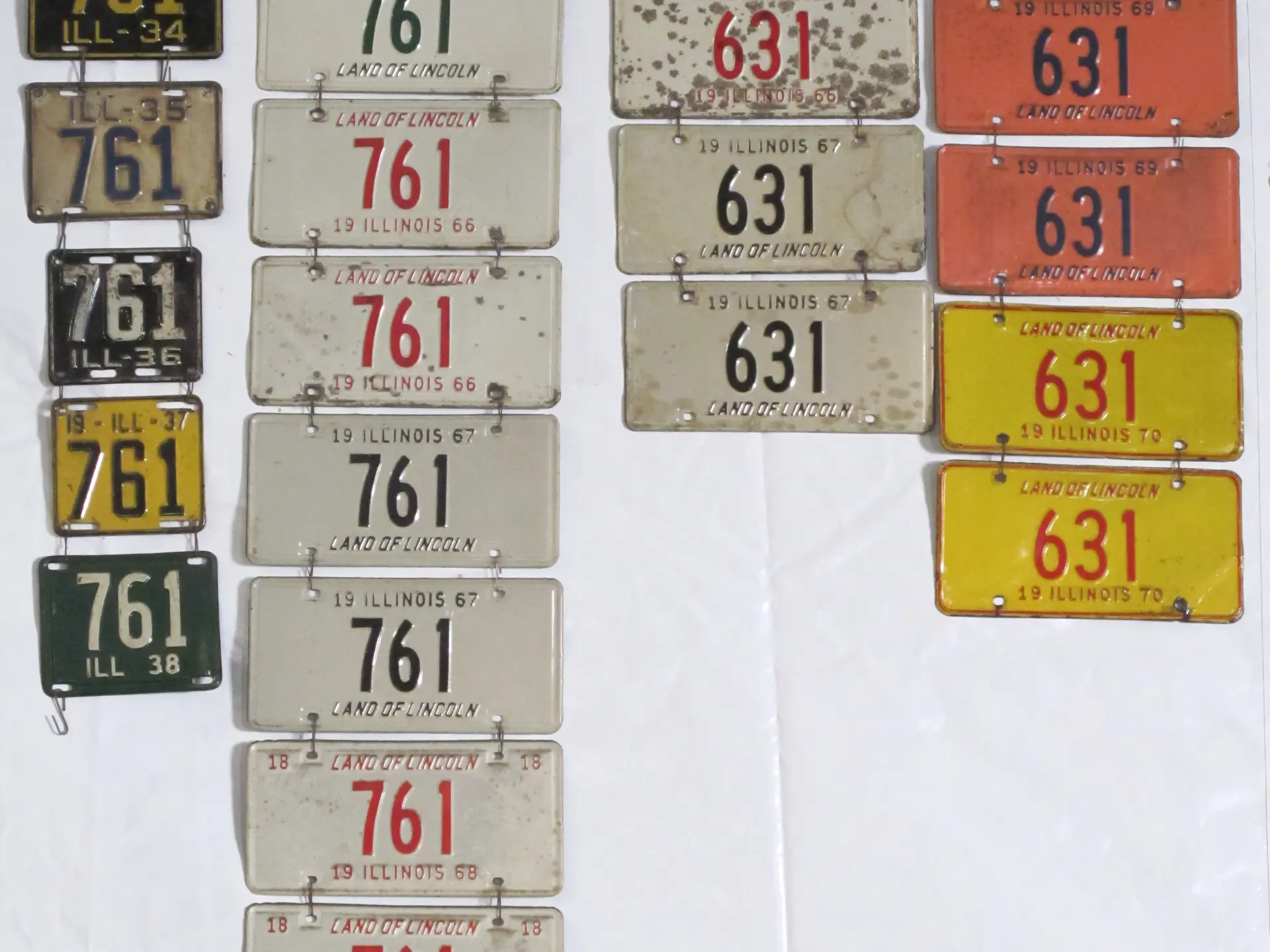 Illinois Three Digit License Plates | The Lee Roy Hartung Collection ...