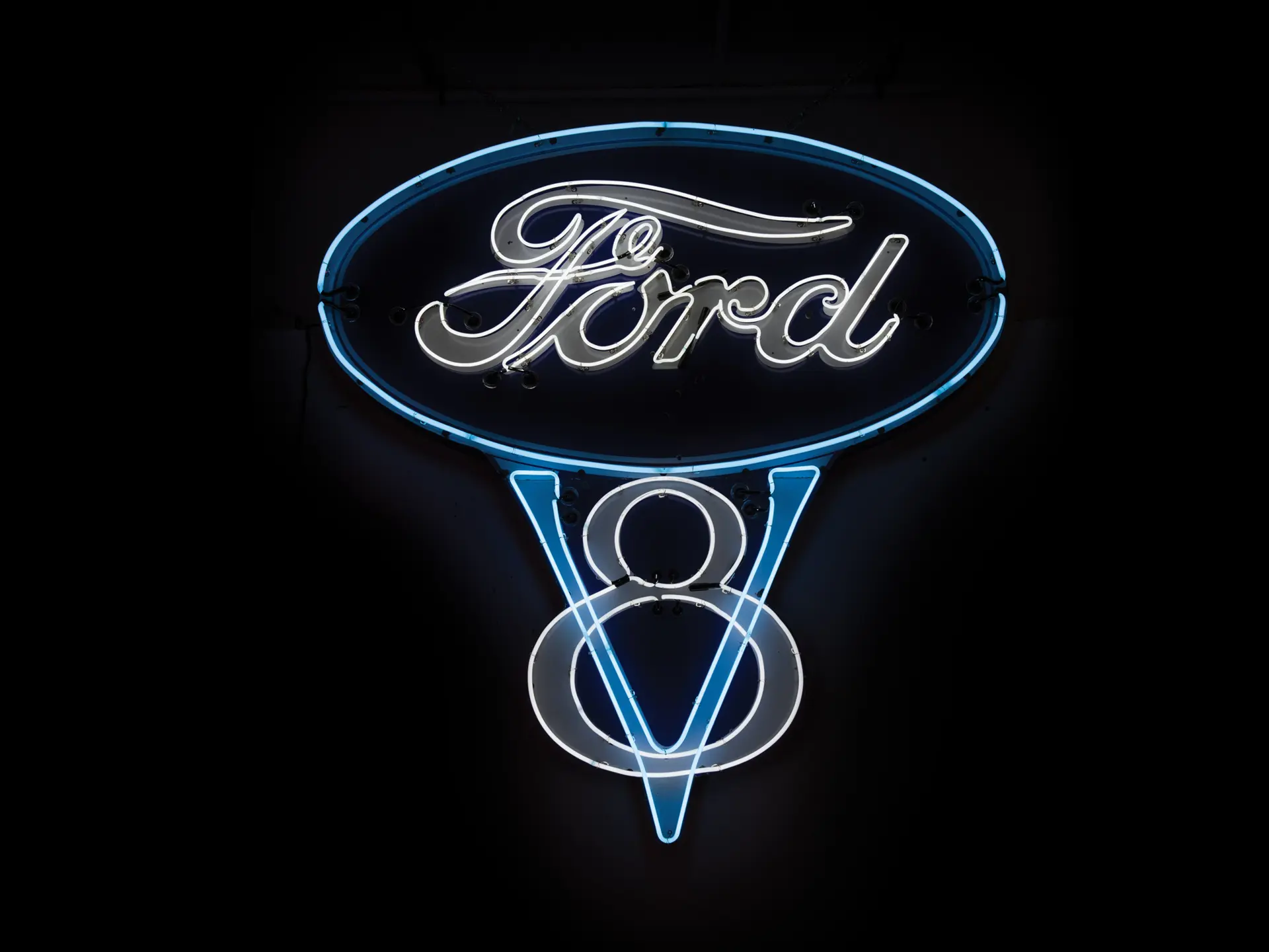 Ford V-8 Neon Sign | The Dingman Collection | RM Sotheby's