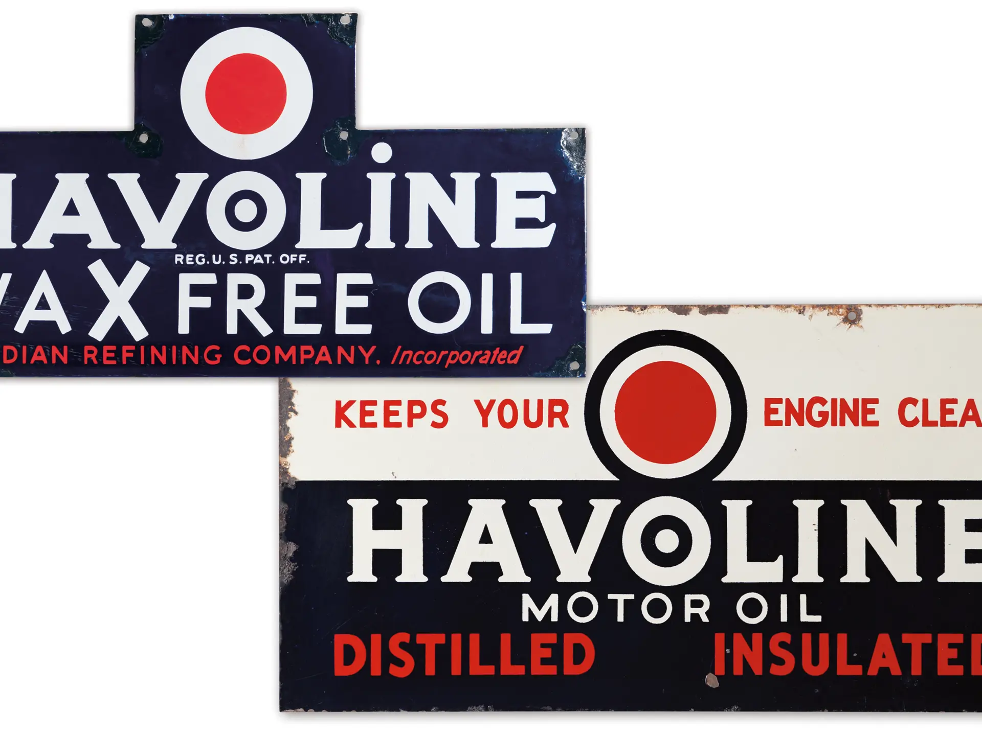 Two Havoline Signs | The Dingman Collection 2012 | RM Sotheby's