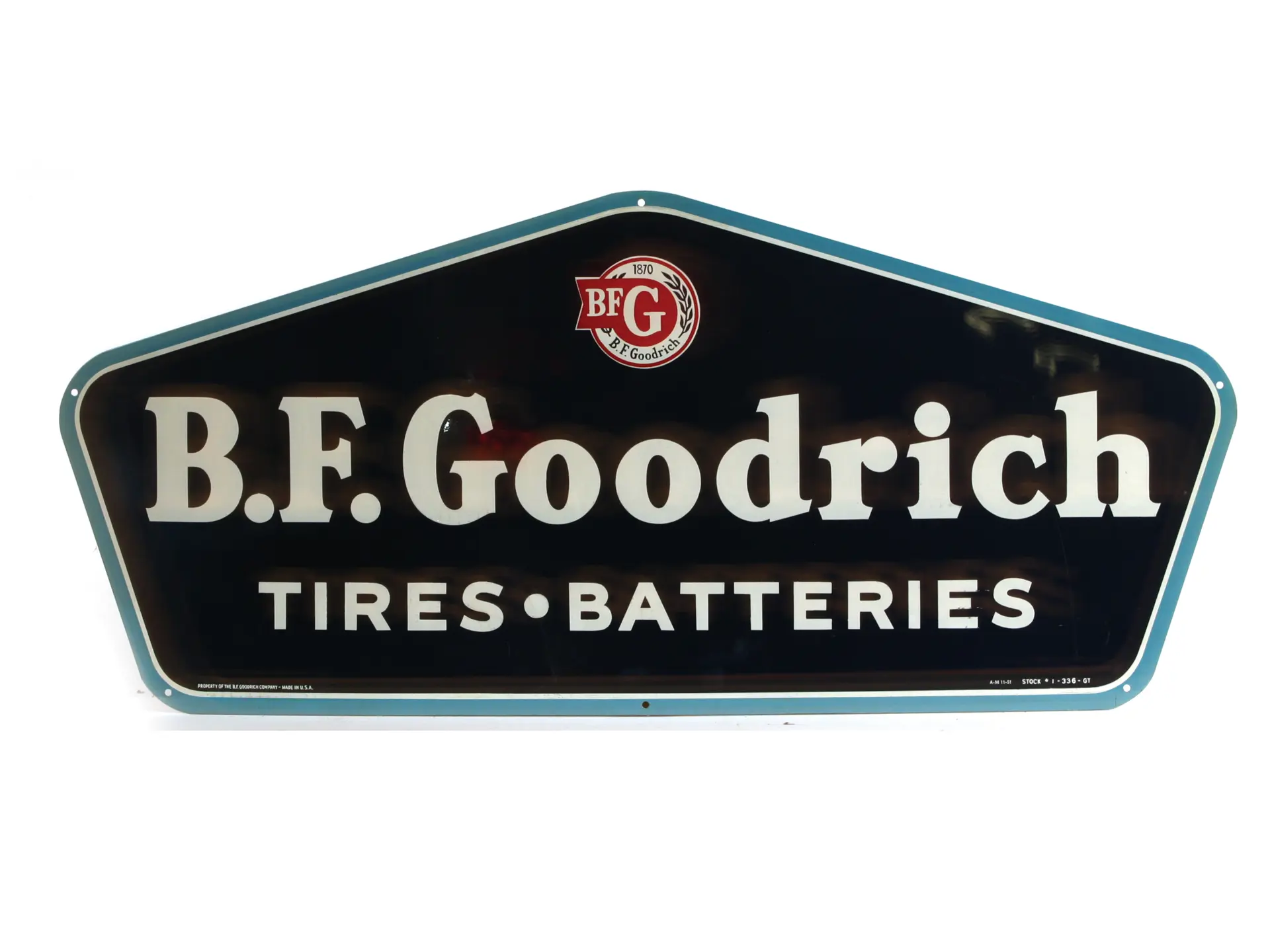 B.F. GOODRICH SIGN | Private Collection of Tom & Marlene Stackhouse ...