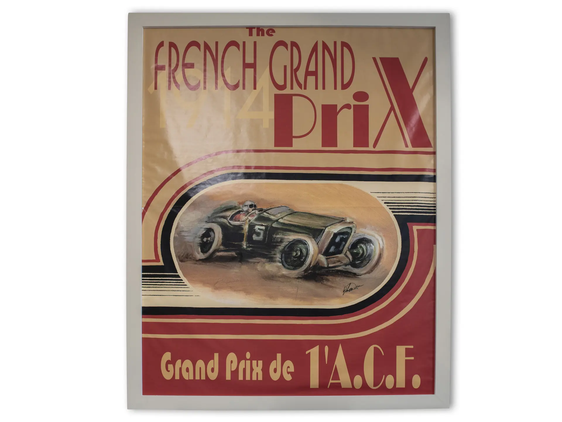 French Grand Prix 1914 Poster | Gene Ponder Collection | RM Sotheby's
