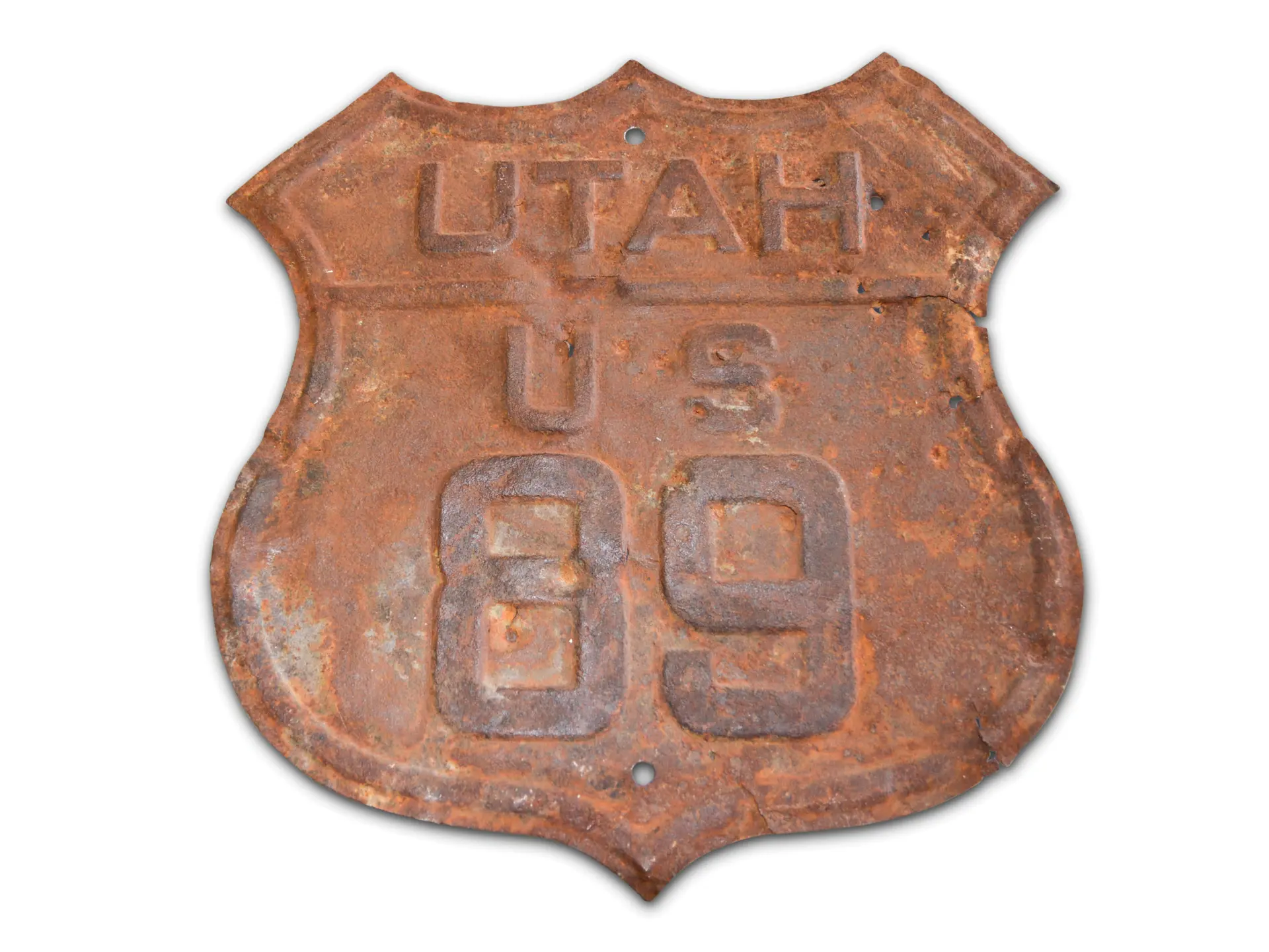 Utah U.S. Route 89 Shield Tin Sign | Auburn Fall 2019 | RM Sotheby's