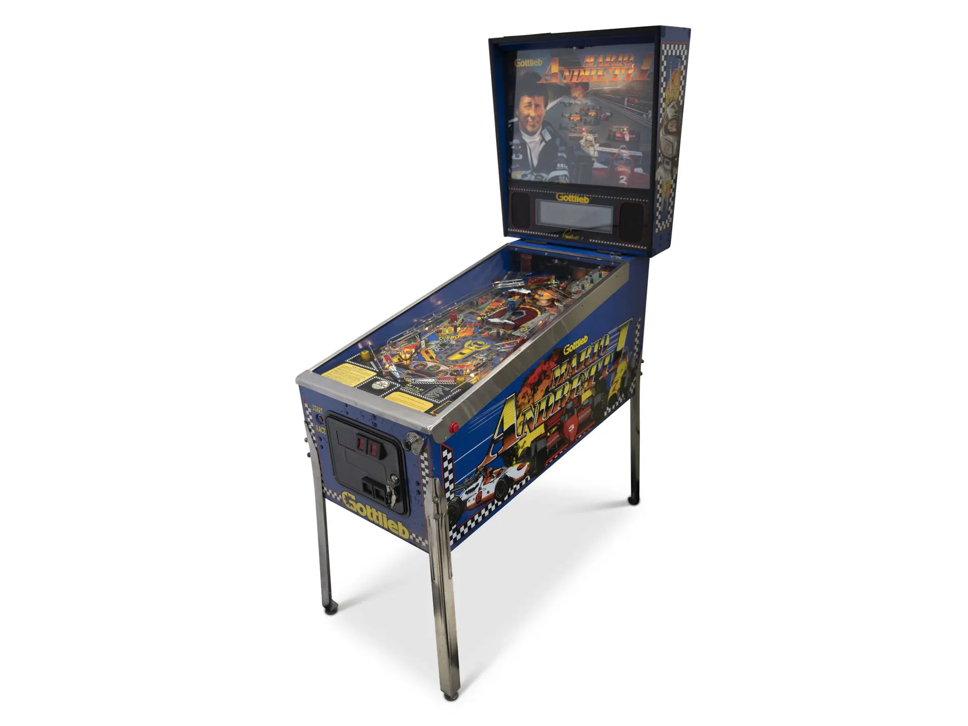 Gottlieb Mario Andretti Pinball Machine | Gene Ponder Collection | RM ...