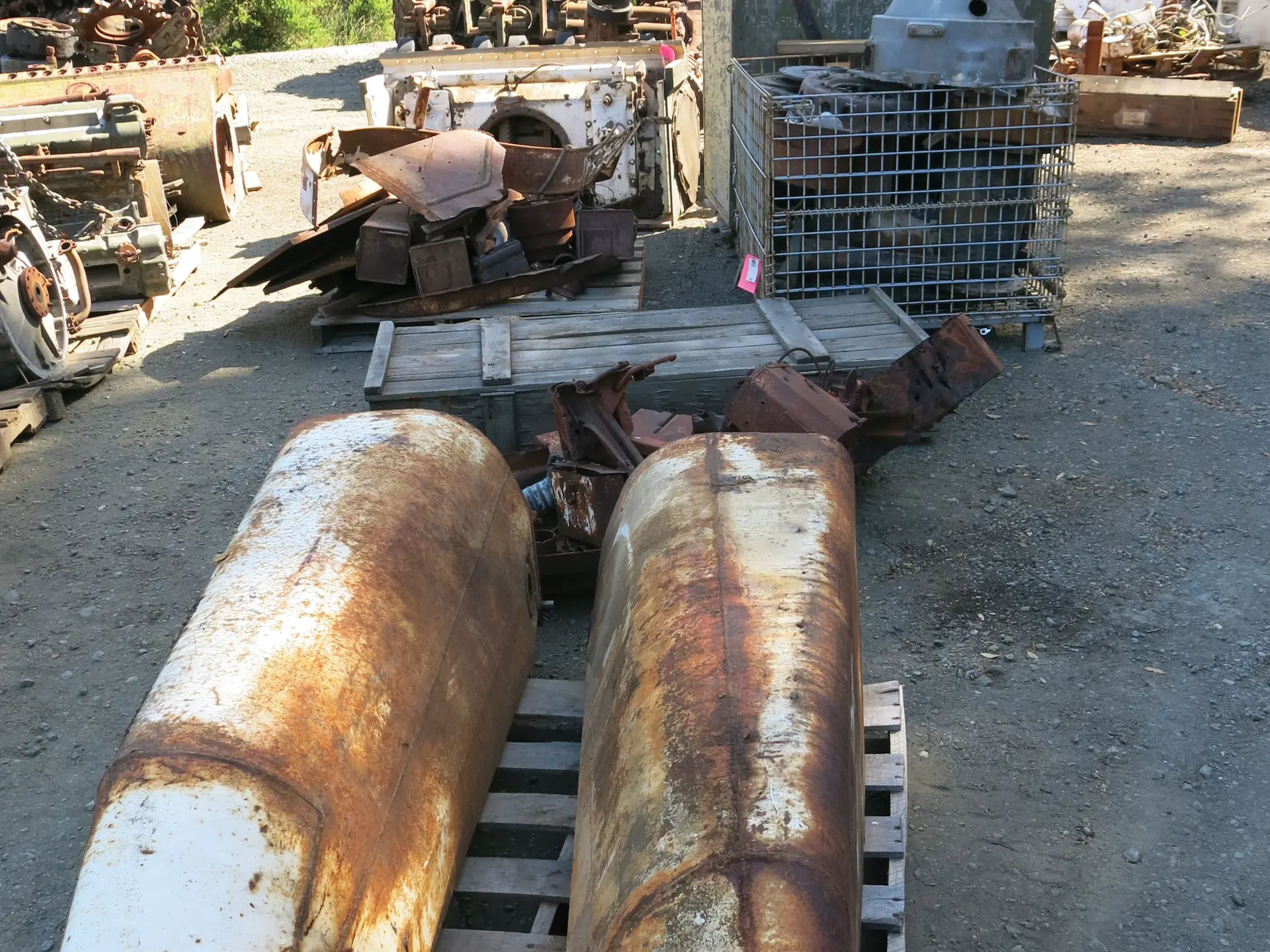 Lot Of HVSS Wide Track Sherman Tank Parts | The Littlefield Collection ...