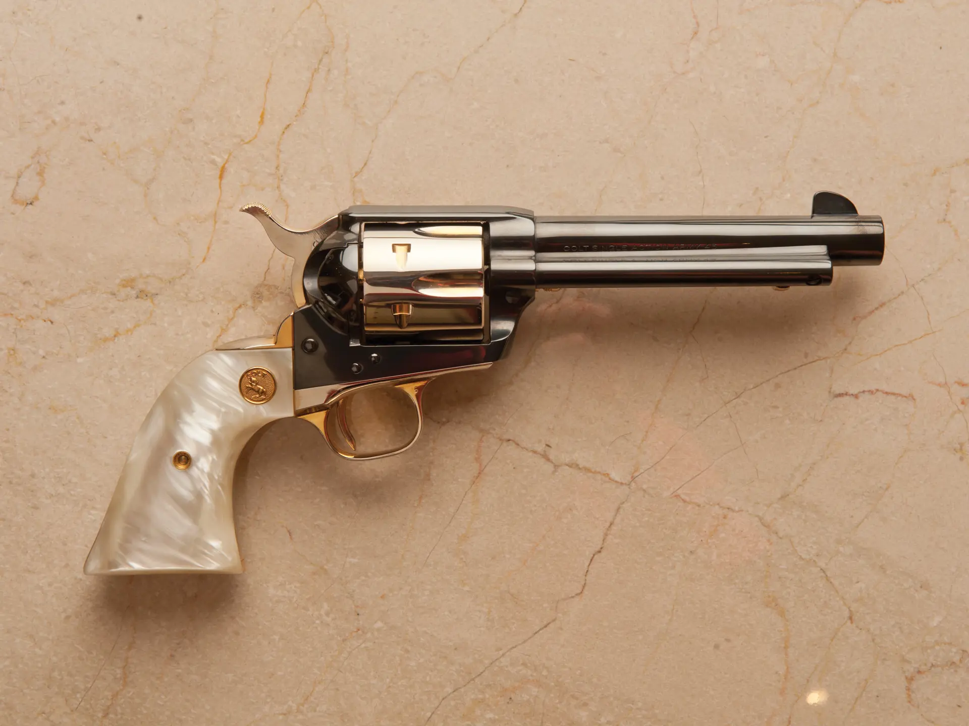 Colt .45 Caliber Single Action Arizona Territorial Centennial Revolver ...